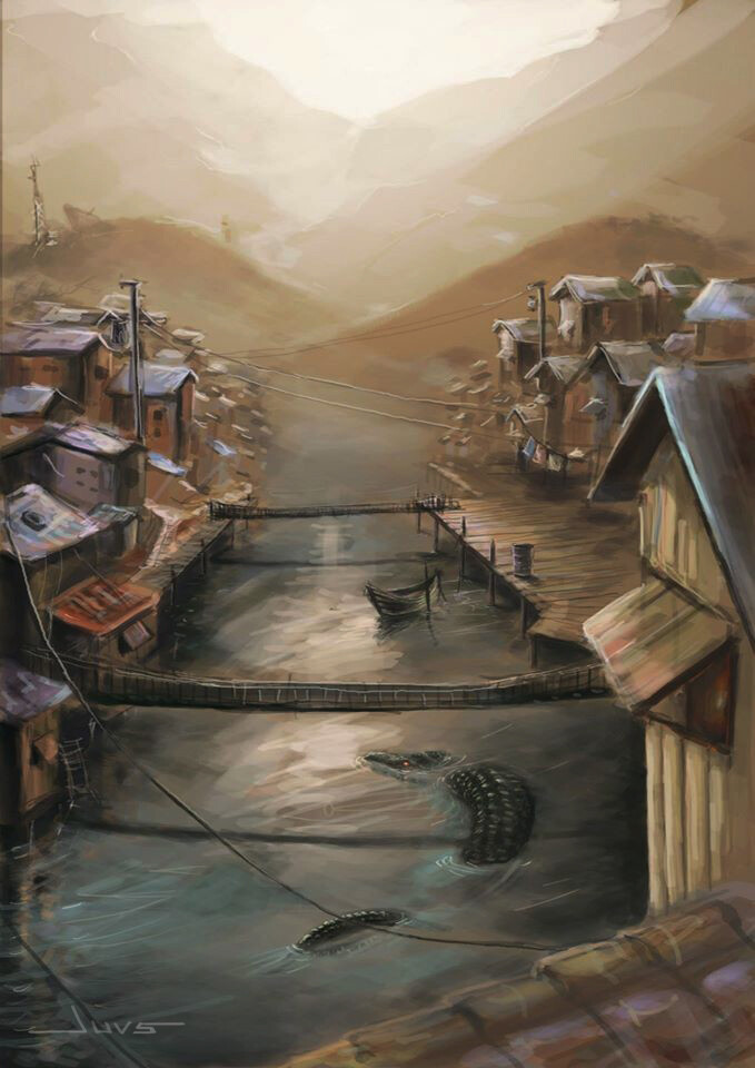 ArtStation - River Monster