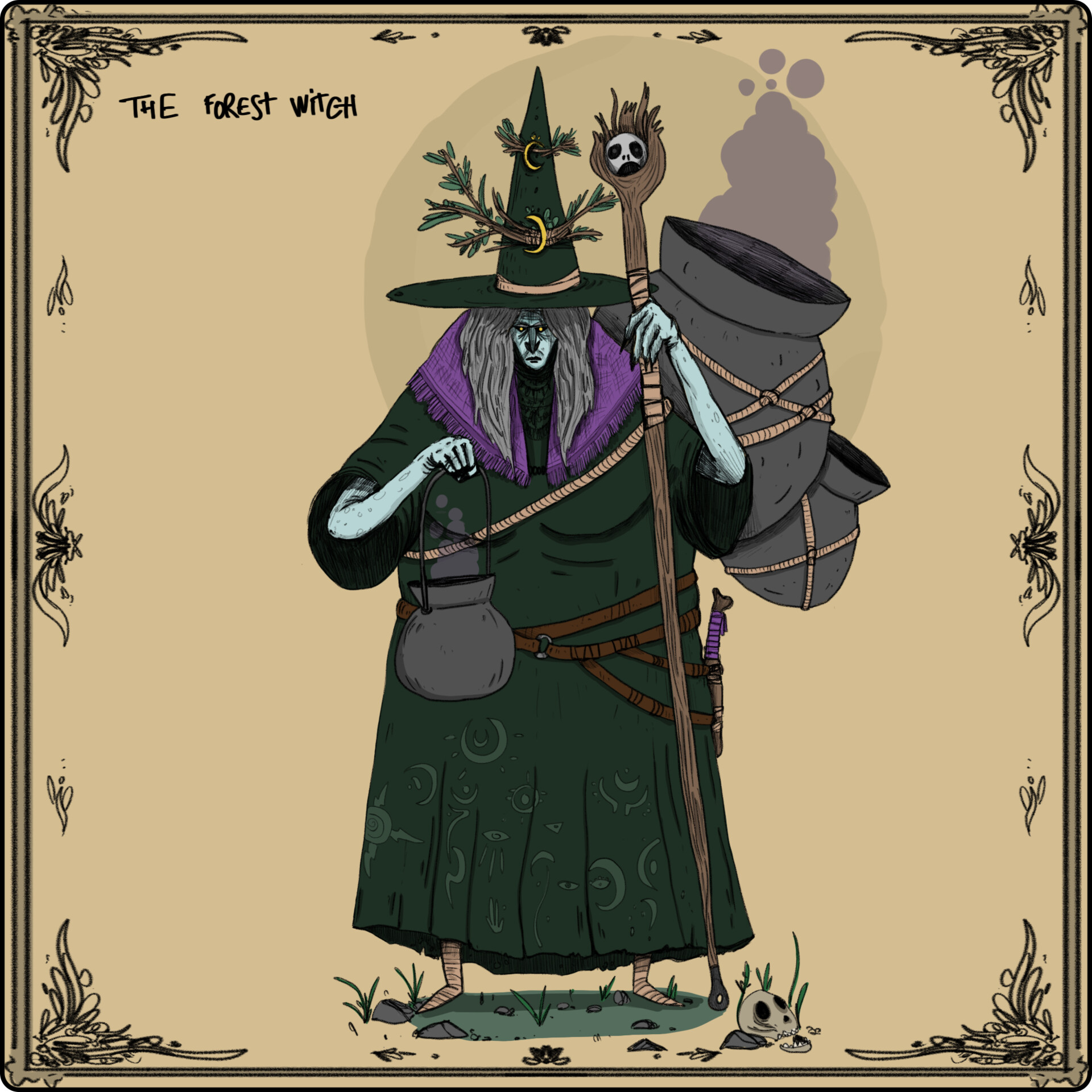 ArtStation - The forest Witch