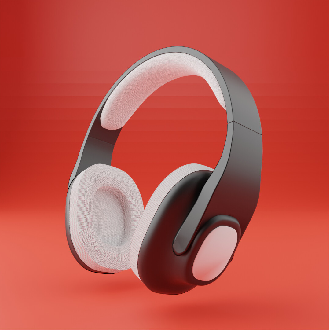 Wavehile - 3D Lowpoly Headset