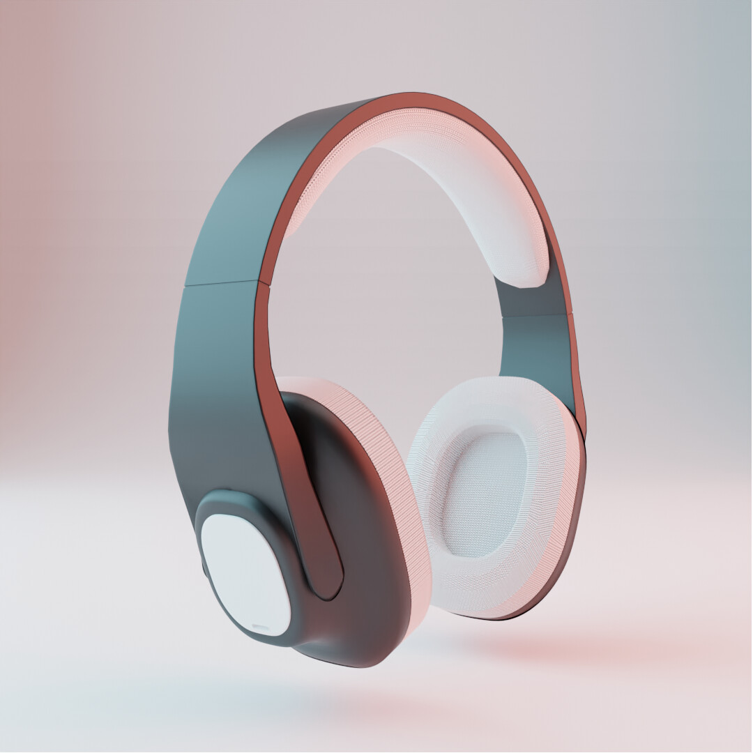 Wavehile - 3D Lowpoly Headset