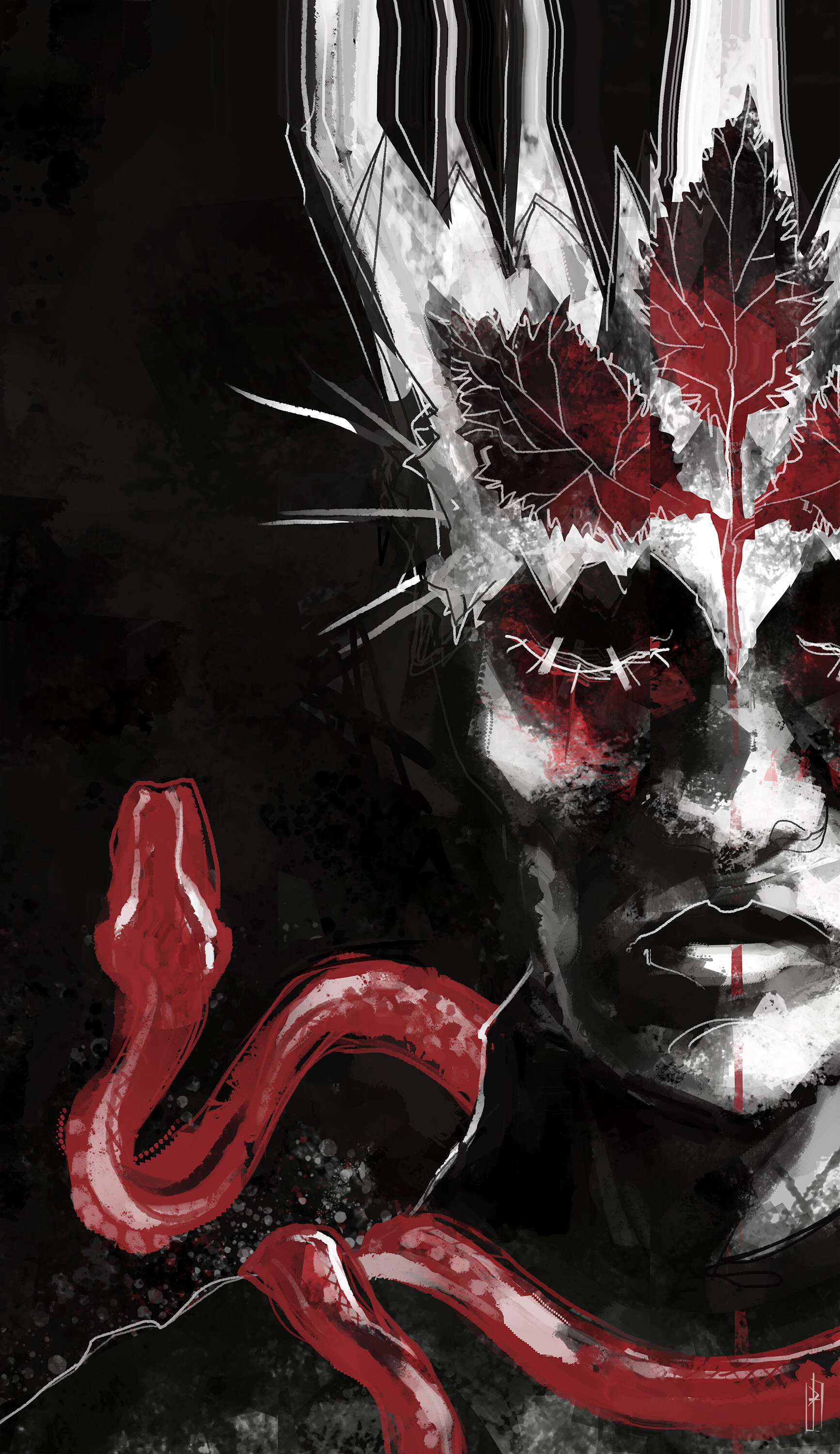 ArtStation - Three Snake-Leaves