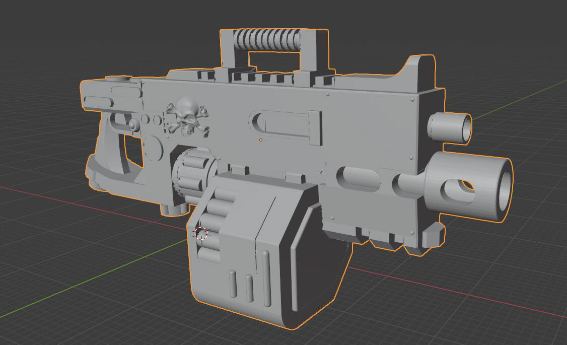 ArtStation - Executor Heavy Bolter [Modeling for 3D Printing]