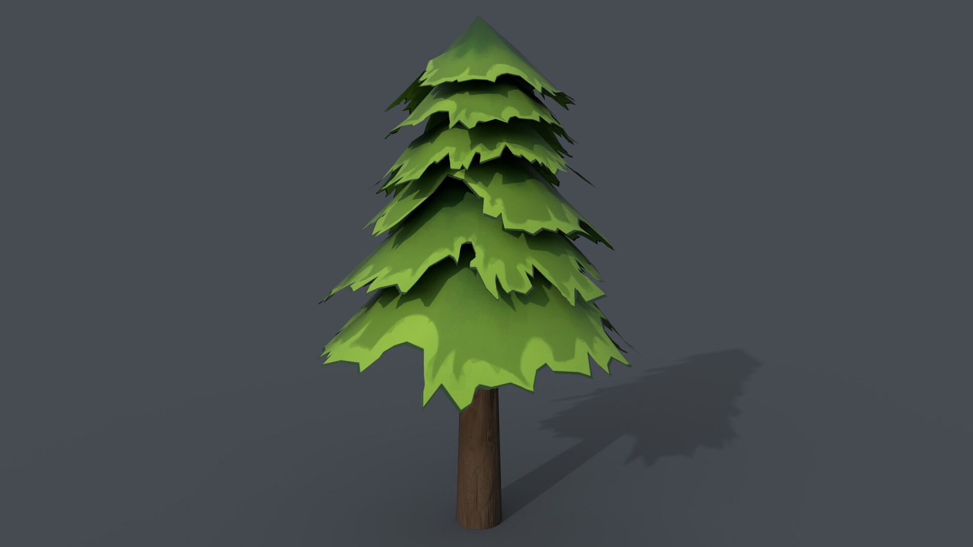 ArtStation - STYLIZED CARTOON TREE