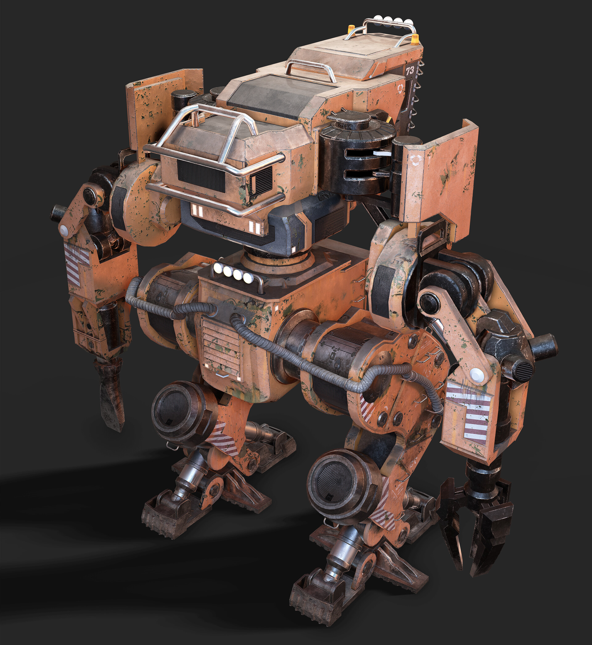 Sergio Romanov - Old mining mech