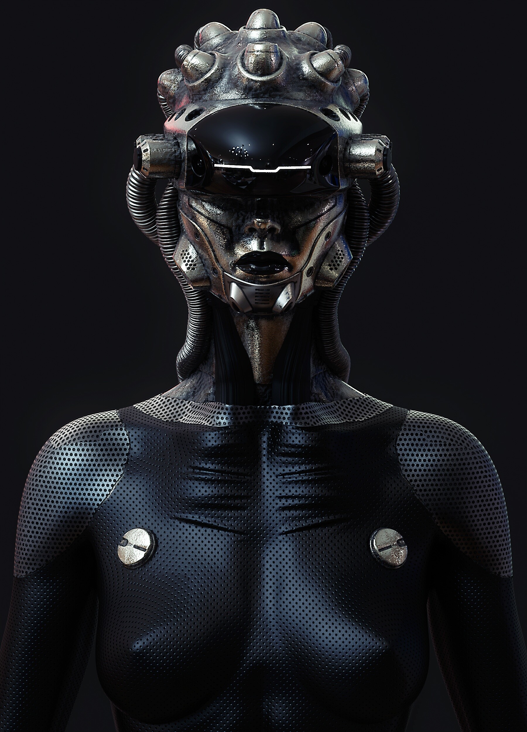 ArtStation - Cyborg Female