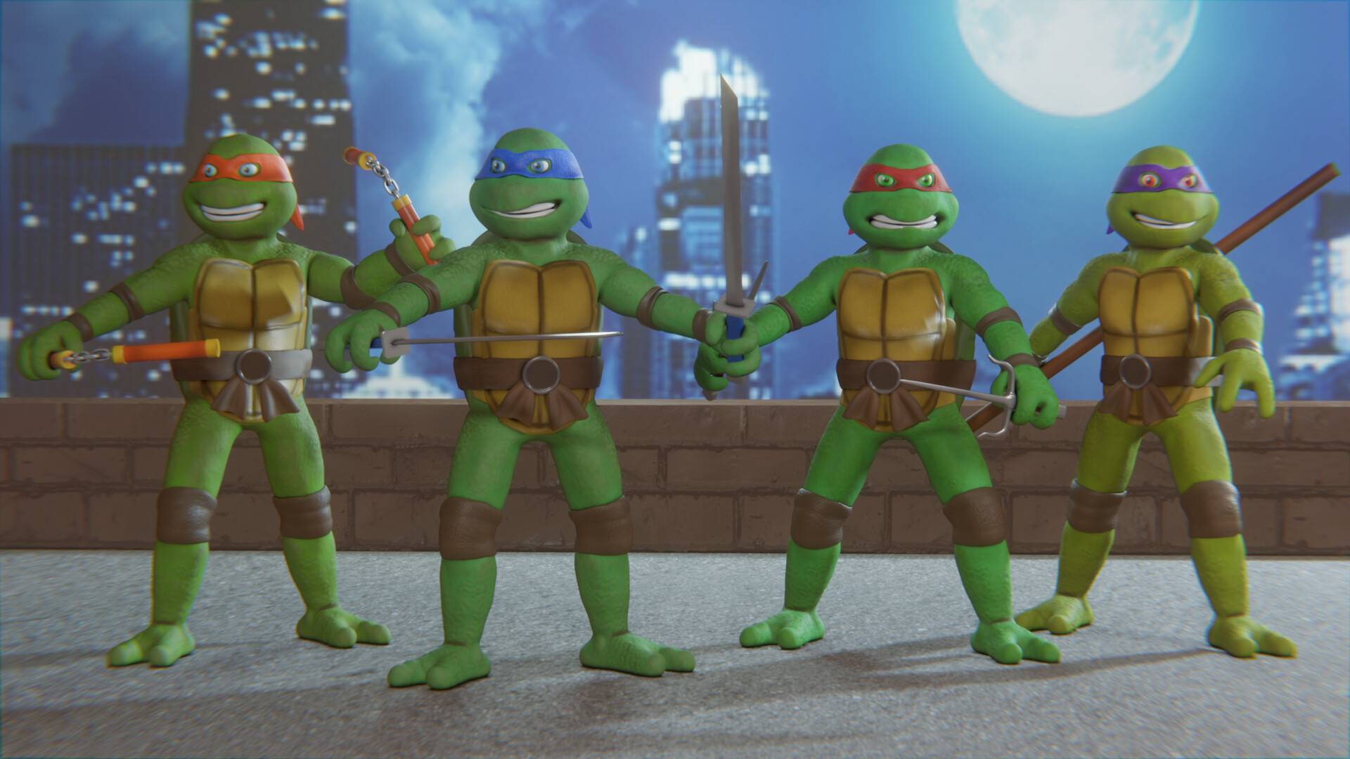 ArtStation - Teenage Mutant Ninja Turtles ( TMNT )