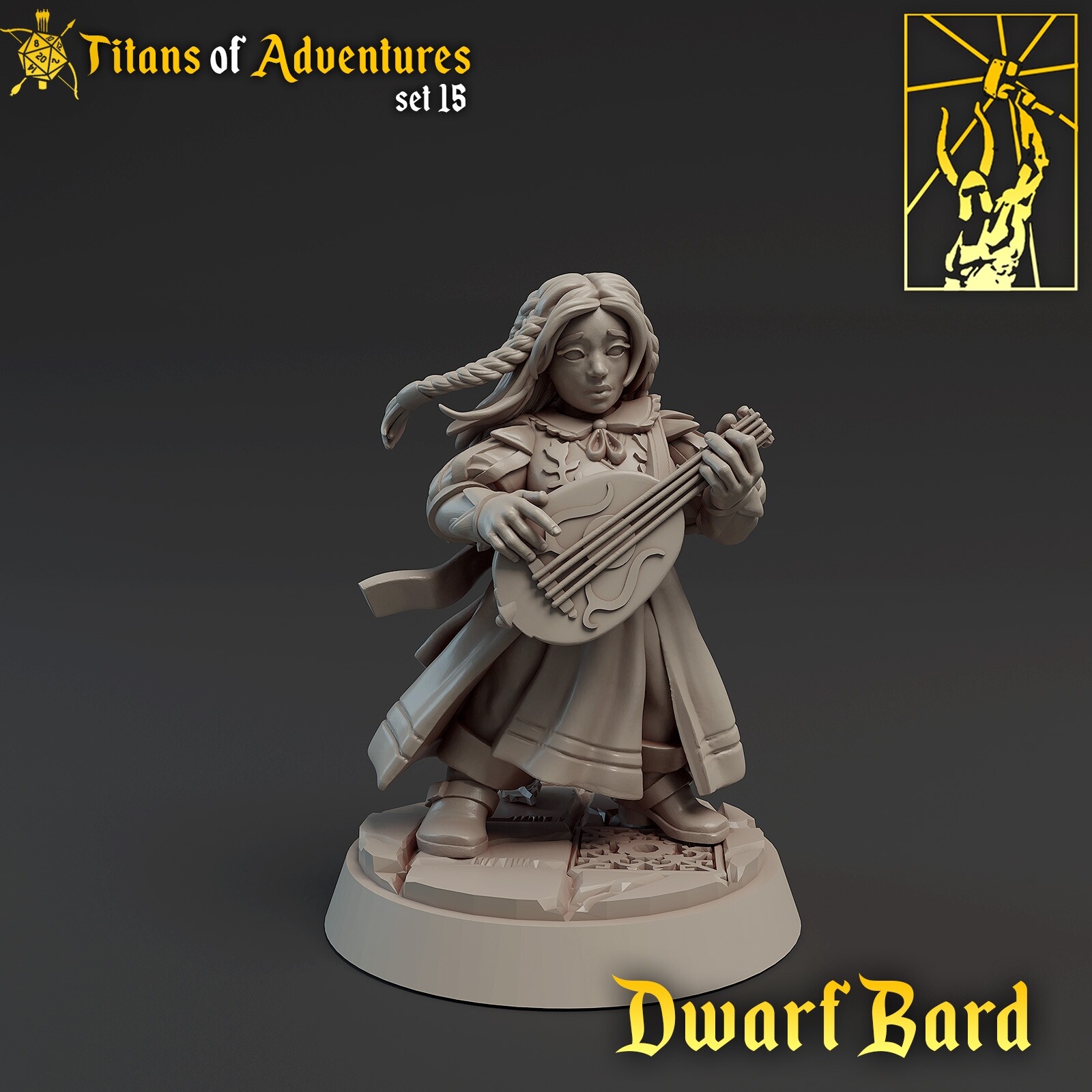 ArtStation - Dwarf Bard