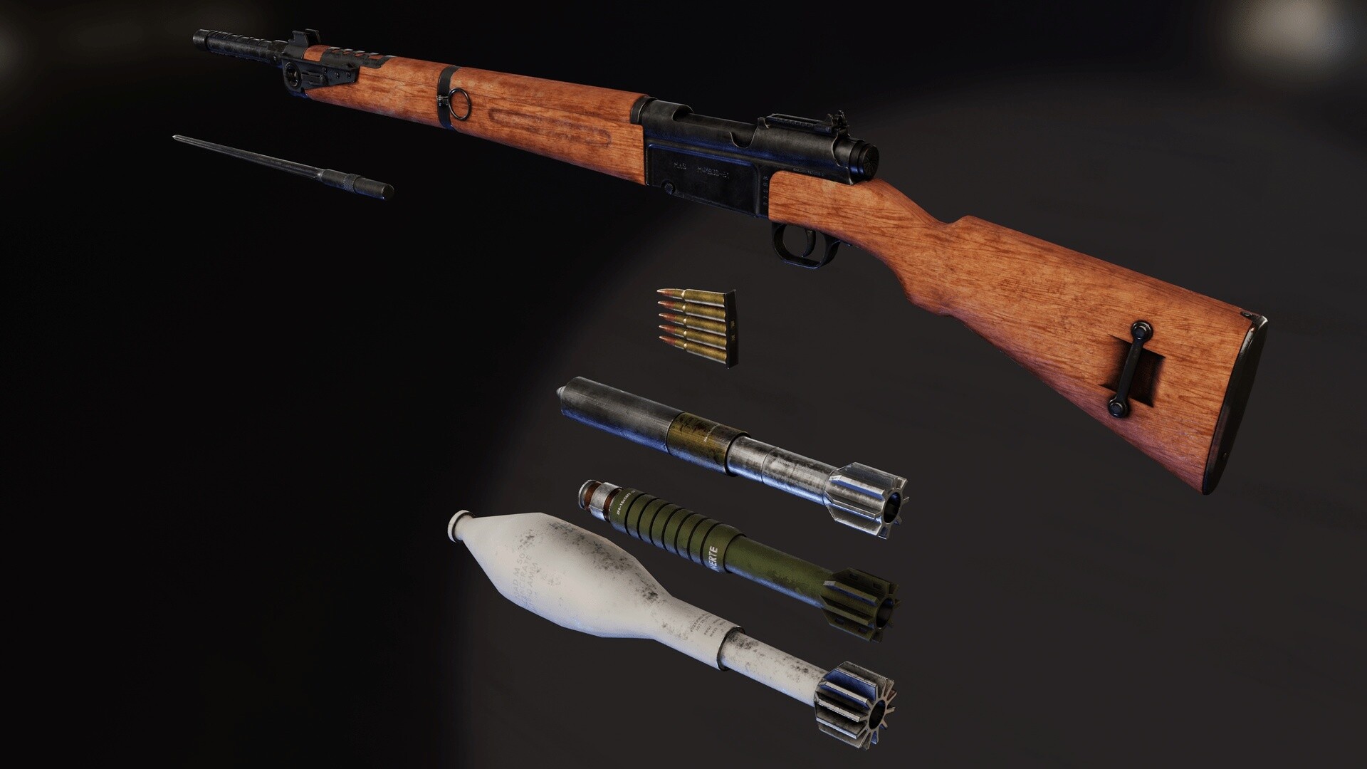 Marcin Kowalski - MAS 36/51 with grenade launcher