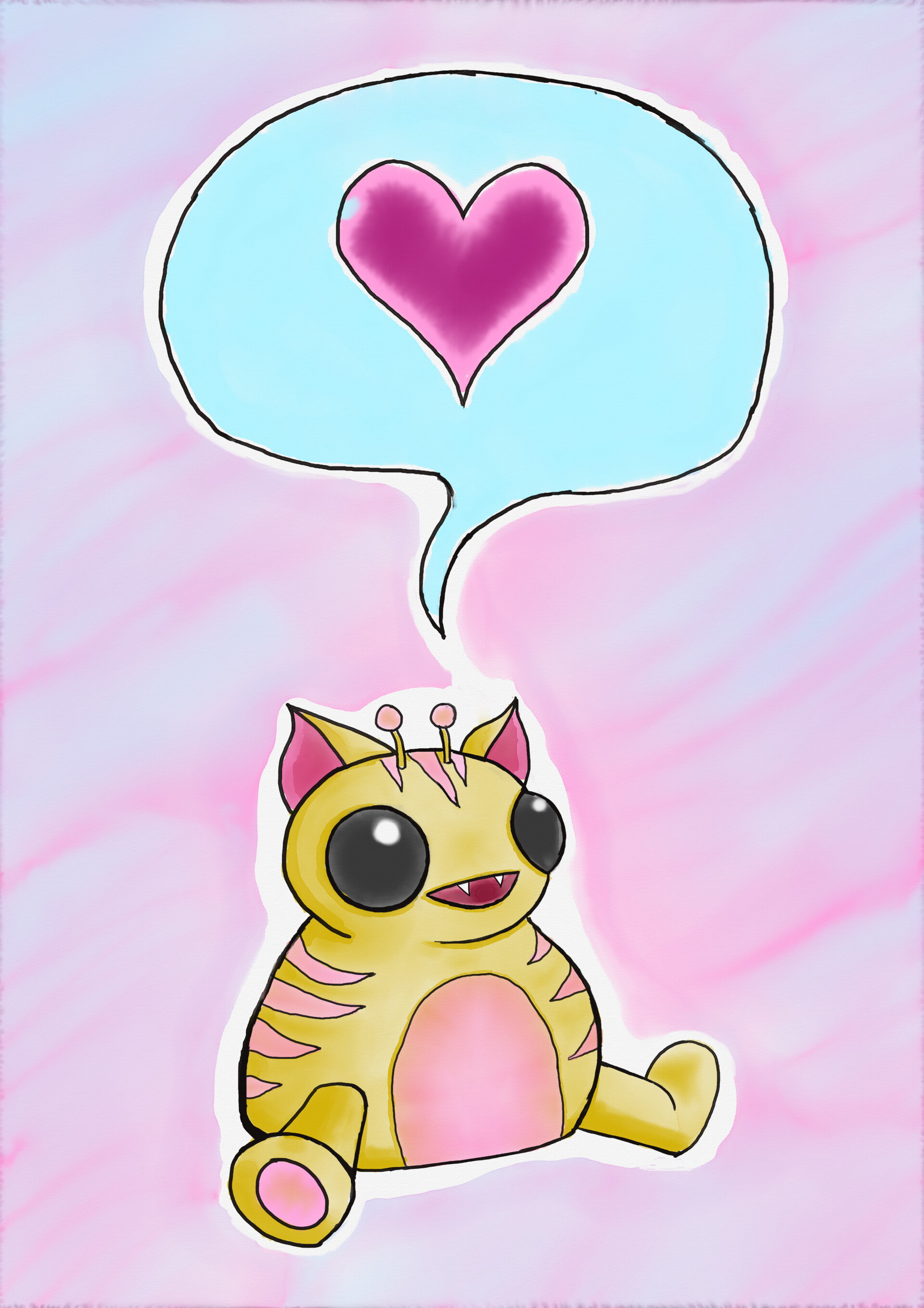 ArtStation - Critter Doodle 1 in Digital Watercolor