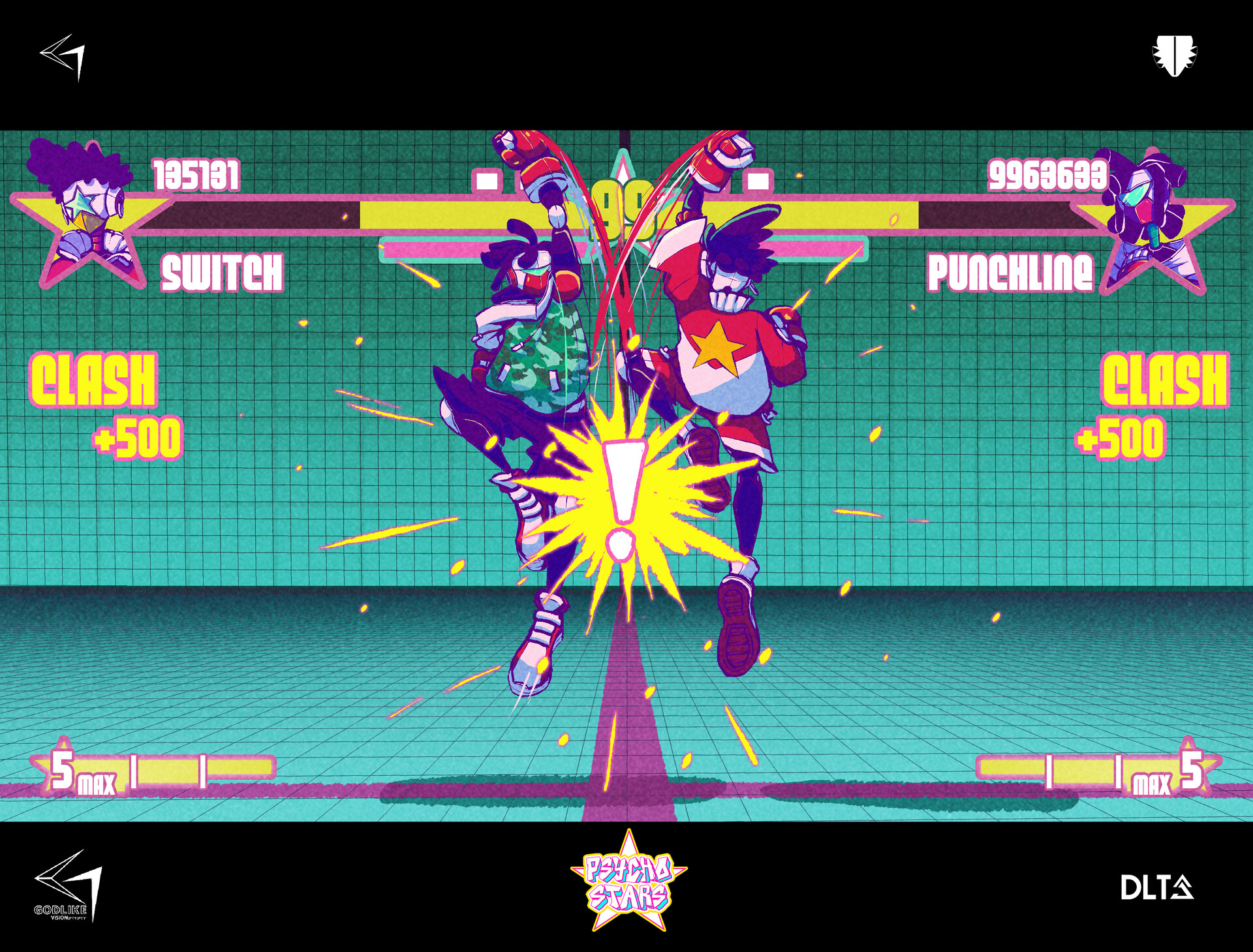 ArtStation - Psycho Stars: In-Game Mockup 03