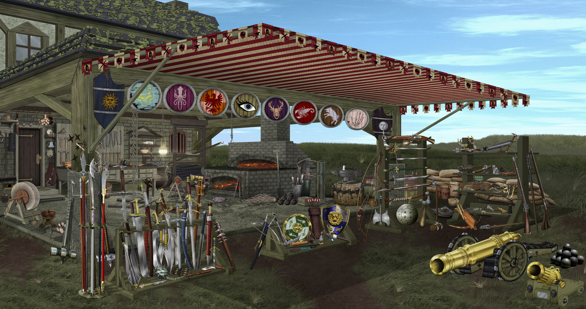 ArtStation - blacksmith shop