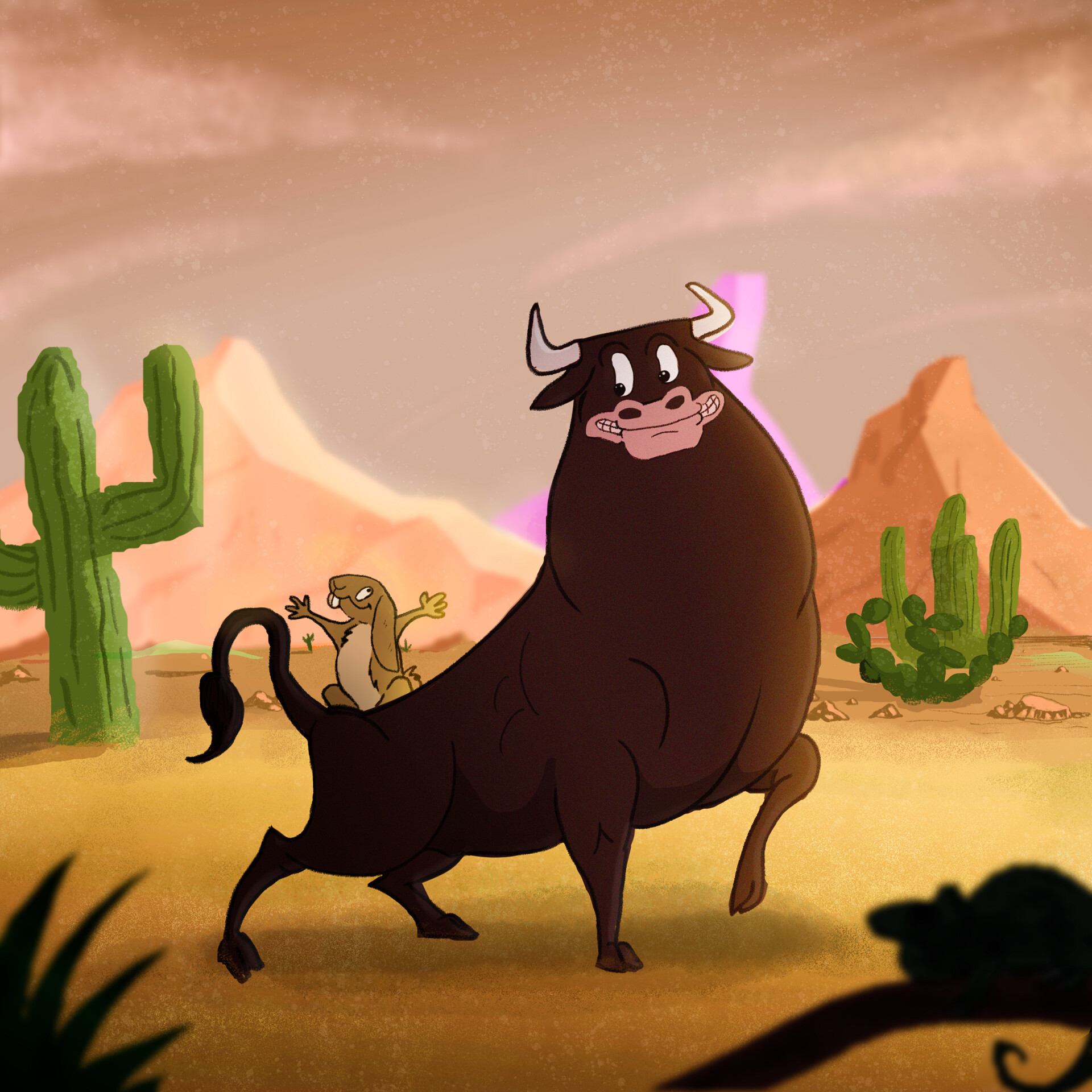 ArtStation - Toro y Conejo