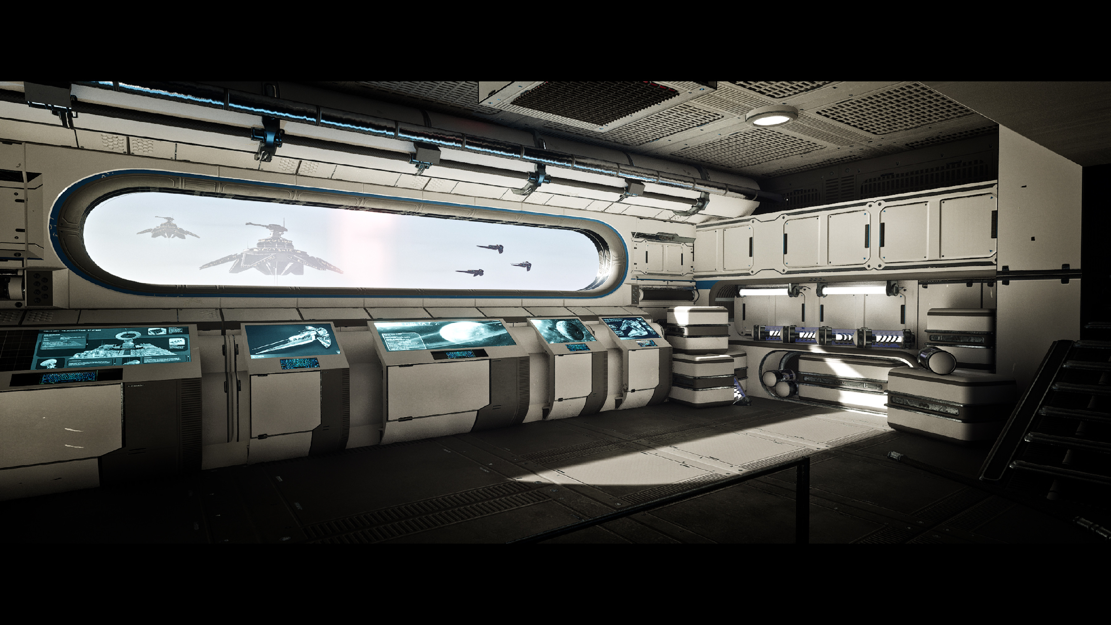 Dennis Welling - Star Citizen inspired space ship interior