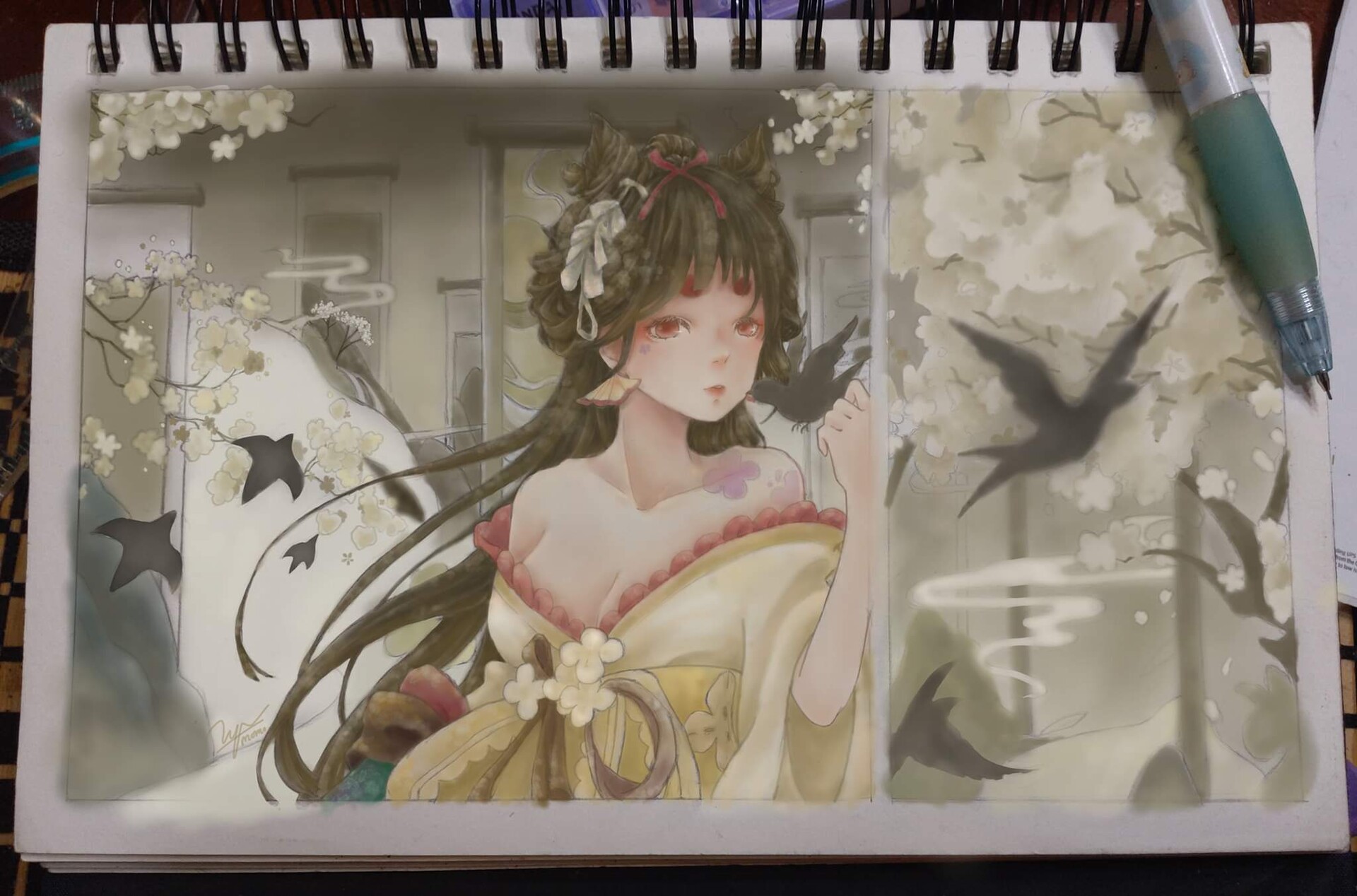 ArtStation - SP virtuoso Hana- Onmyoji