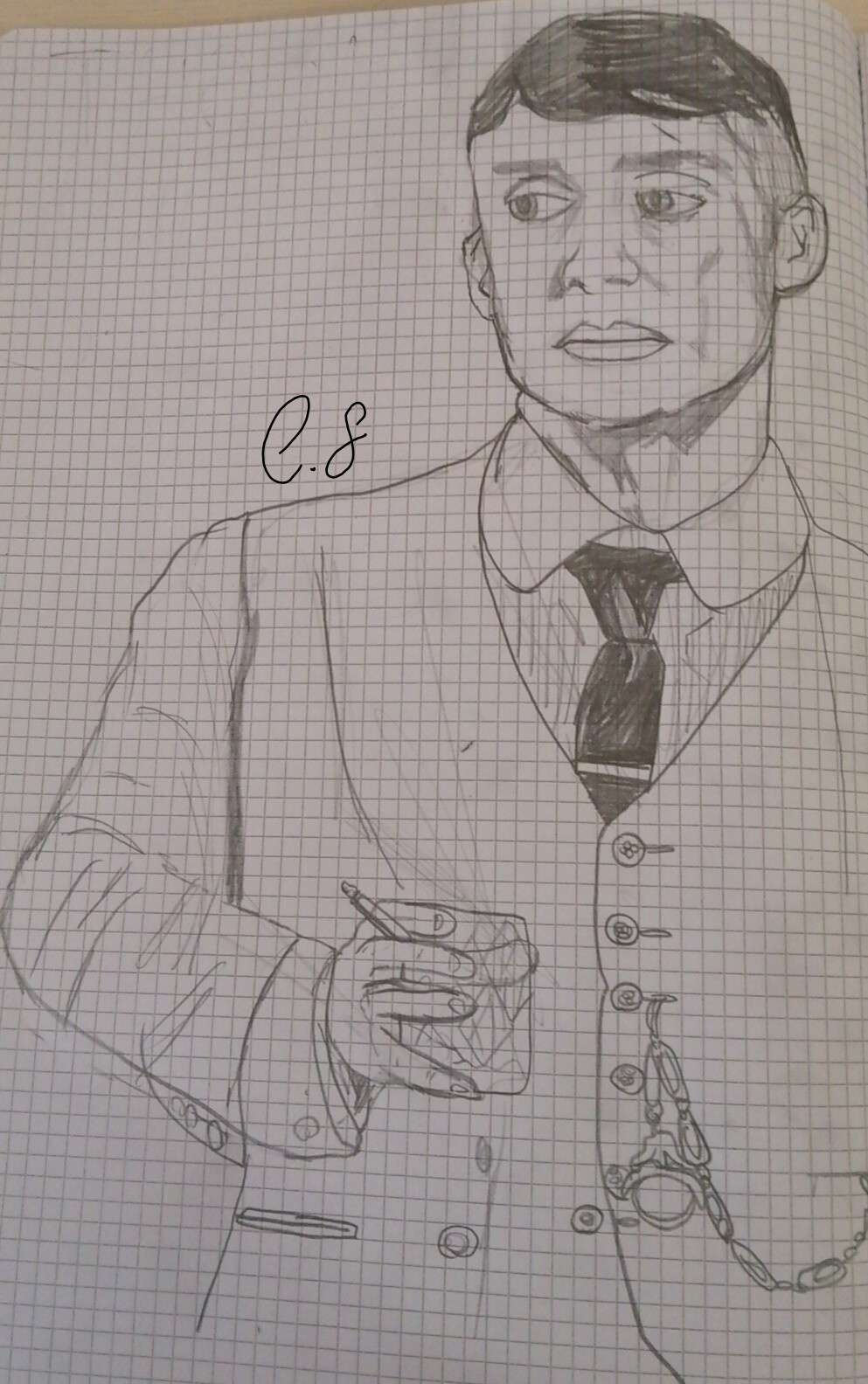 ArtStation - THOMAS SHELBY DRAWING, PEAKY BLINDERS