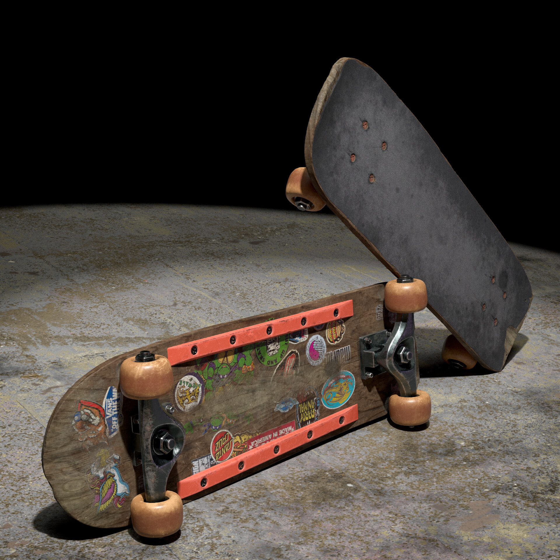 Pavlovich Art - 90s Skateboard