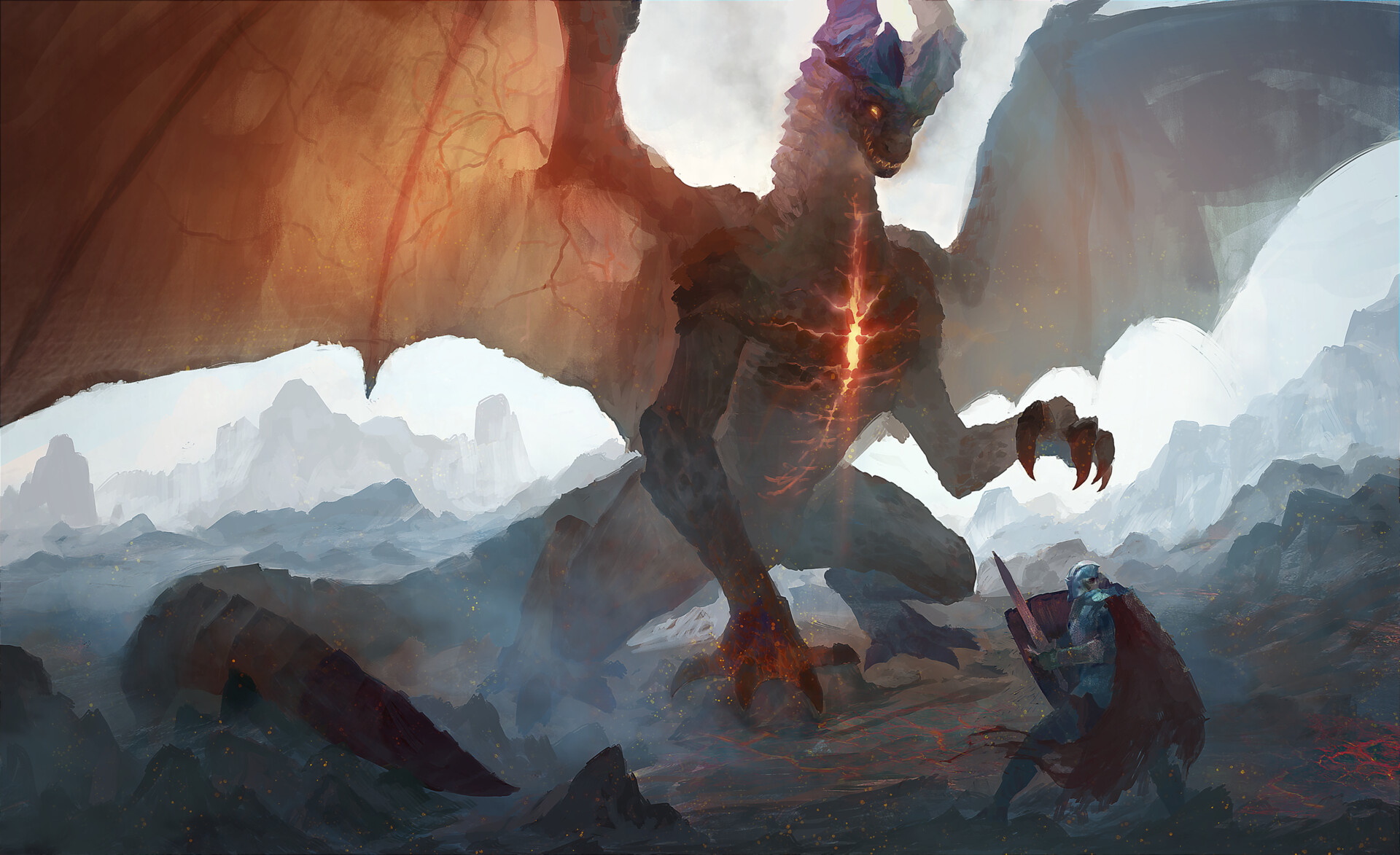 ArtStation - Dragon of ashes