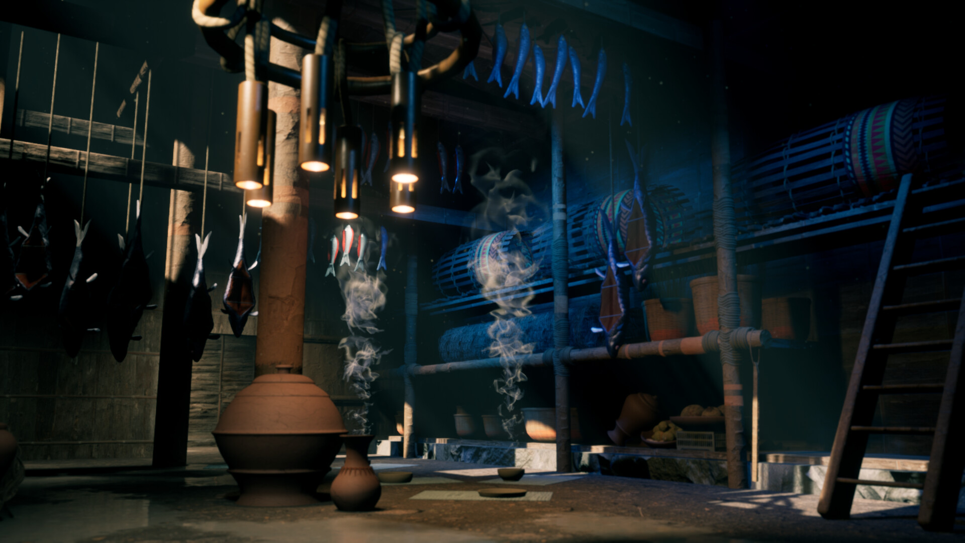 ArtStation - Fish Smoke House