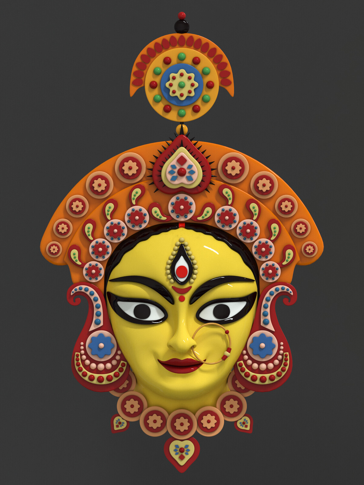 ArtStation - Maa Durga (Modeling, Texturing & Lighting)