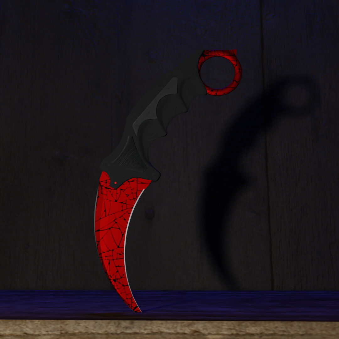 karambit crimson web patterns