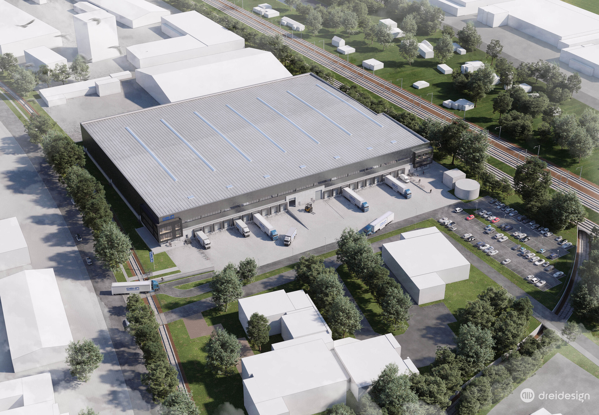 ArtStation - Architectural Visualisation for Logistics Company