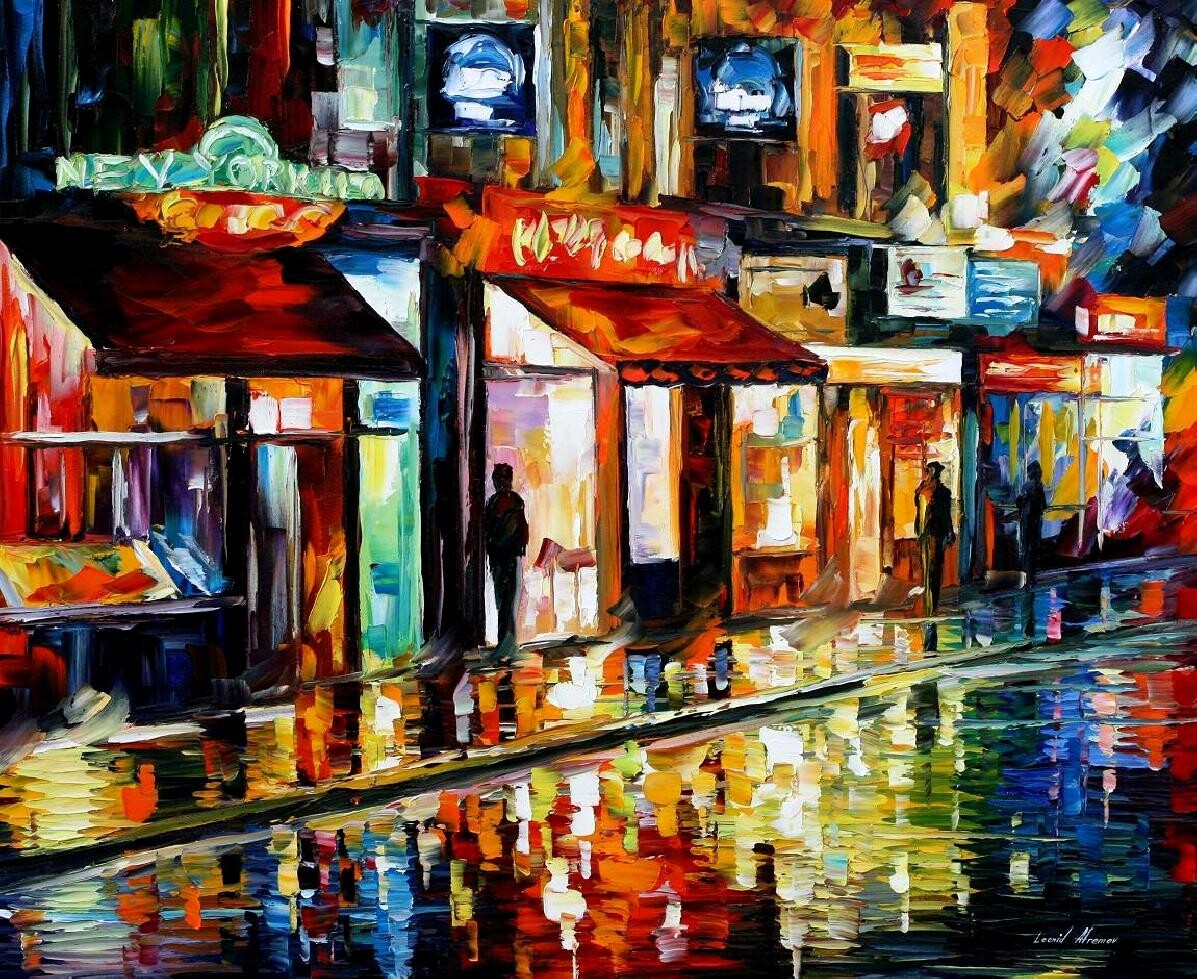 ArtStation - OLD PUB — oil painting on canvas