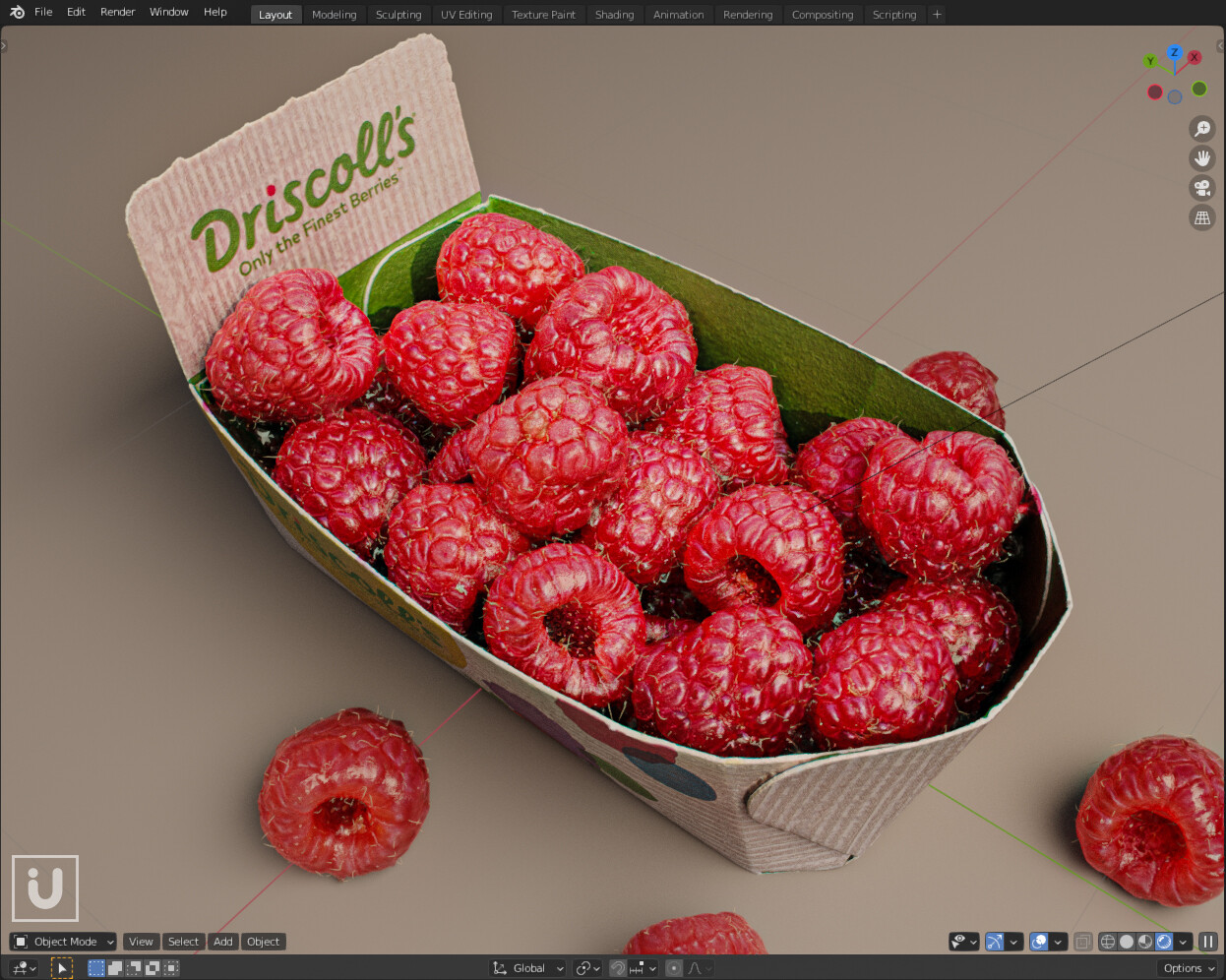 ArtStation - Laser Development Studies 010 (Raspberries)
