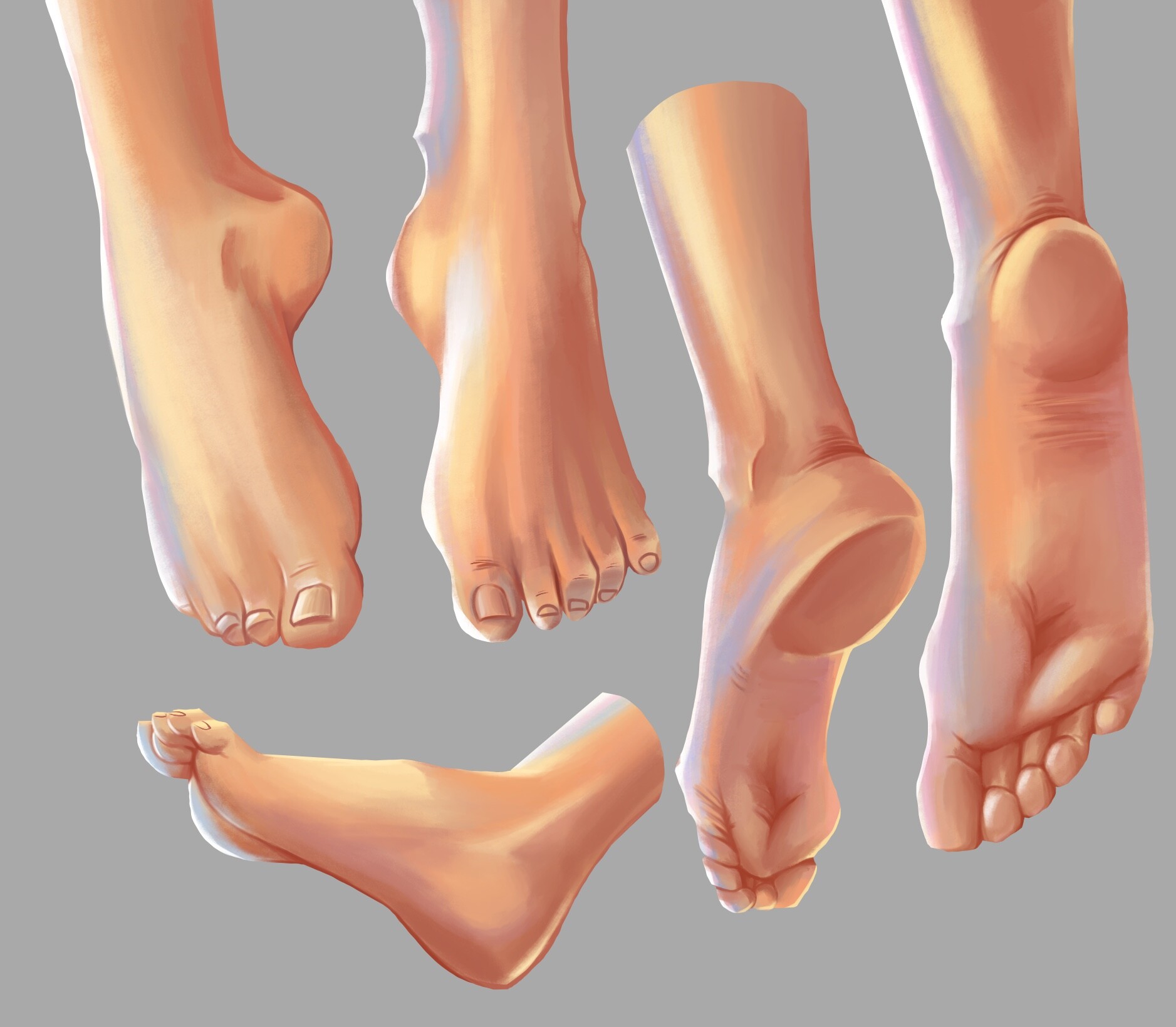 ArtStation - Feet study
