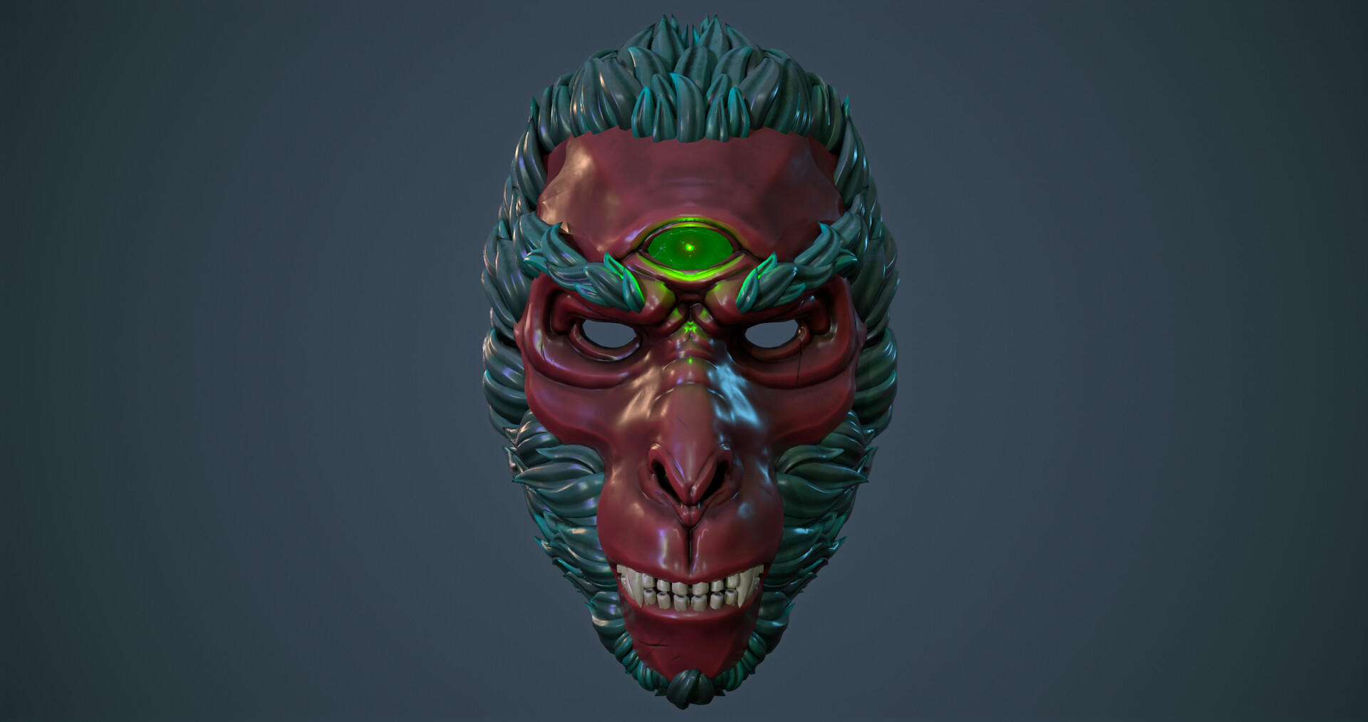 ArtStation - Stylized Monkey King Mask