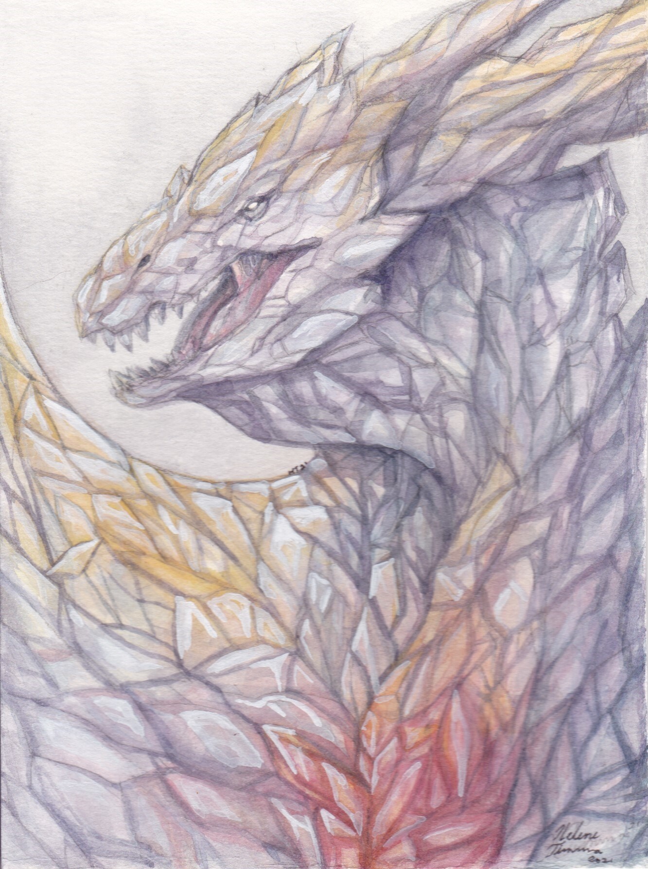 ArtStation - Crystallized Dragon