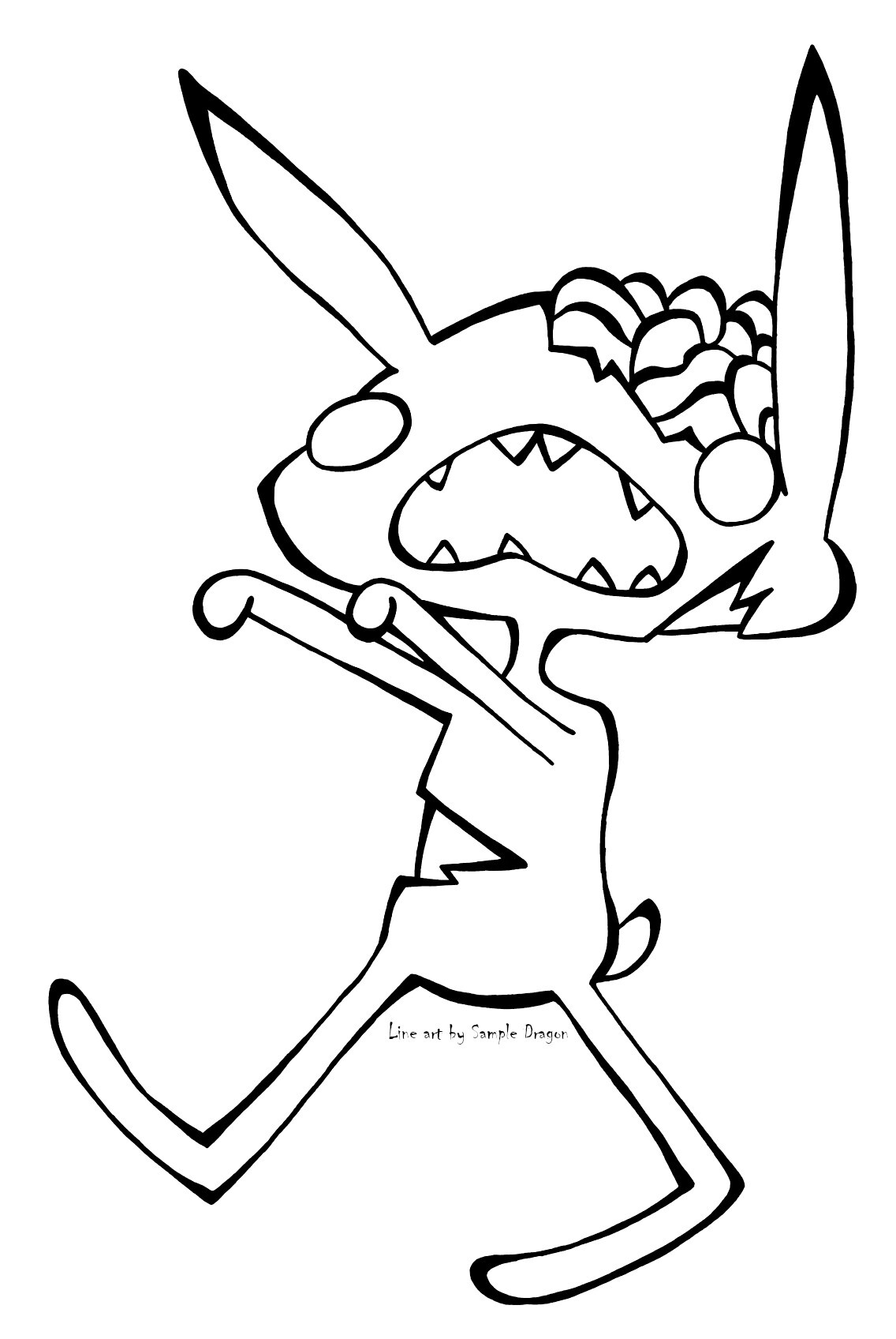 evil dragons coloring pages