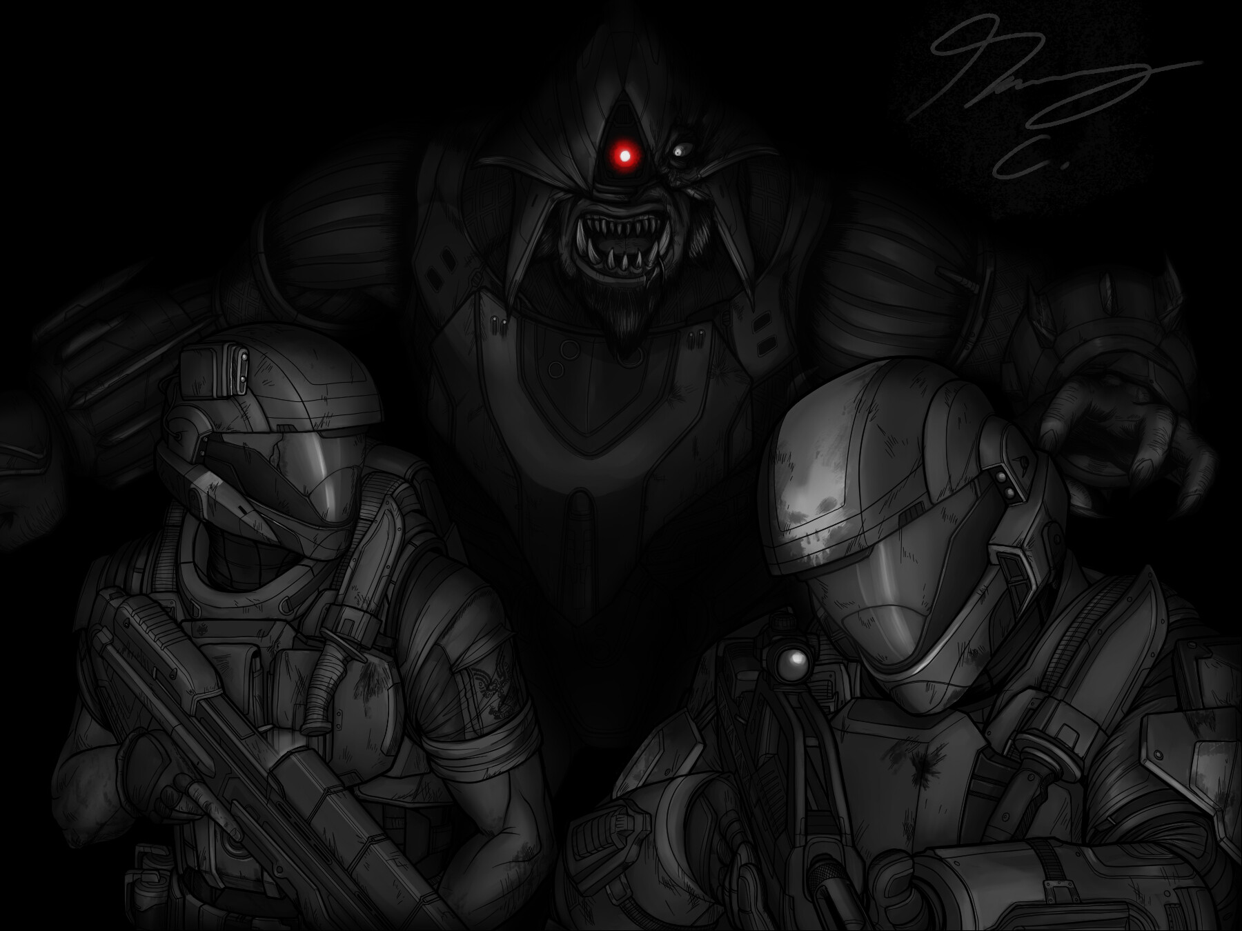 ArtStation - Halo-Ween Art Challenge 2021