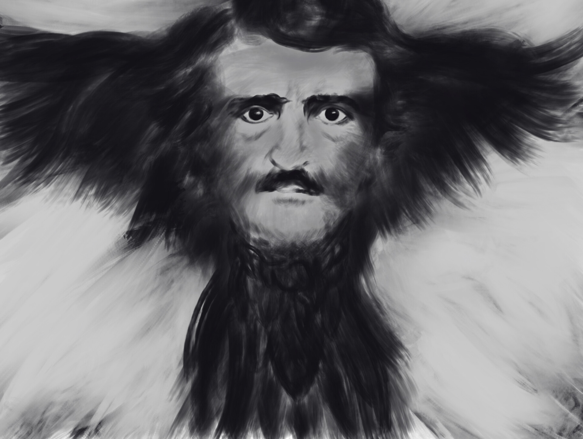 ArtStation - Poe - Master of horror and prose