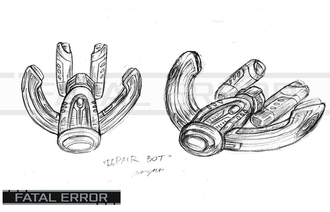 Maou Mao - FATAL ERROR - RTS: Repair Bot Concept