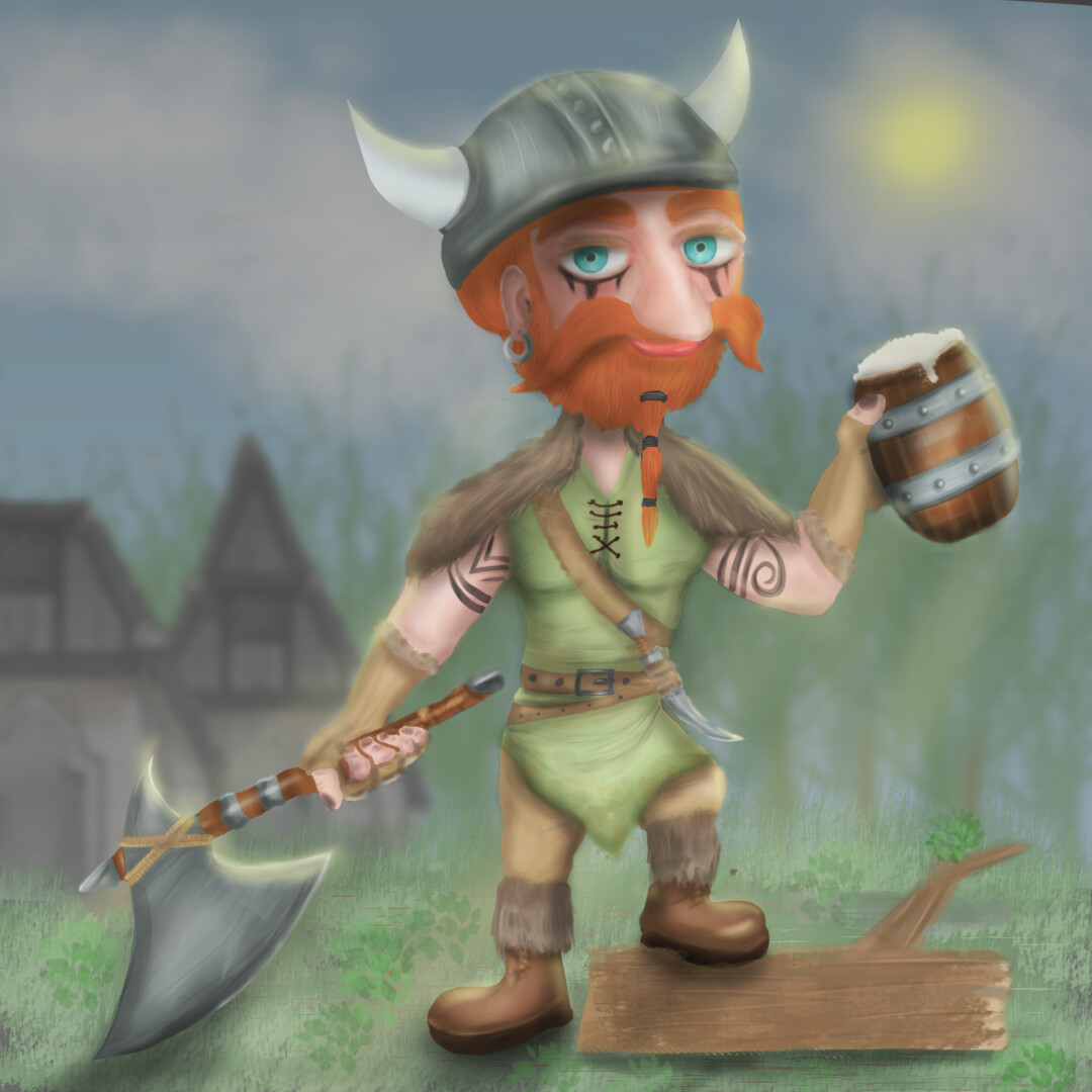 ArtStation - The Drunk Viking
