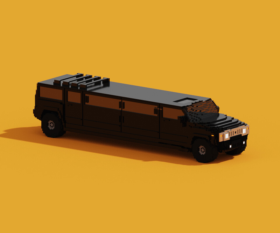 ArtStation - Hummer Voxel