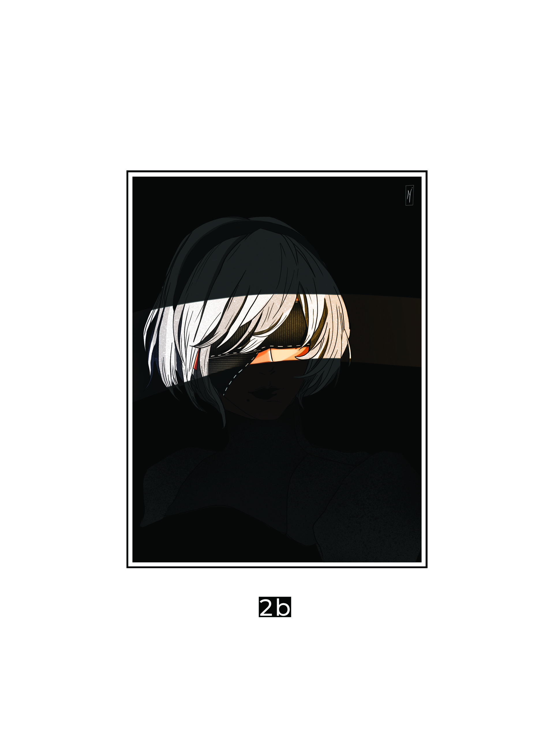 ArtStation - 2B⎪Nier Automata⎪Portrait