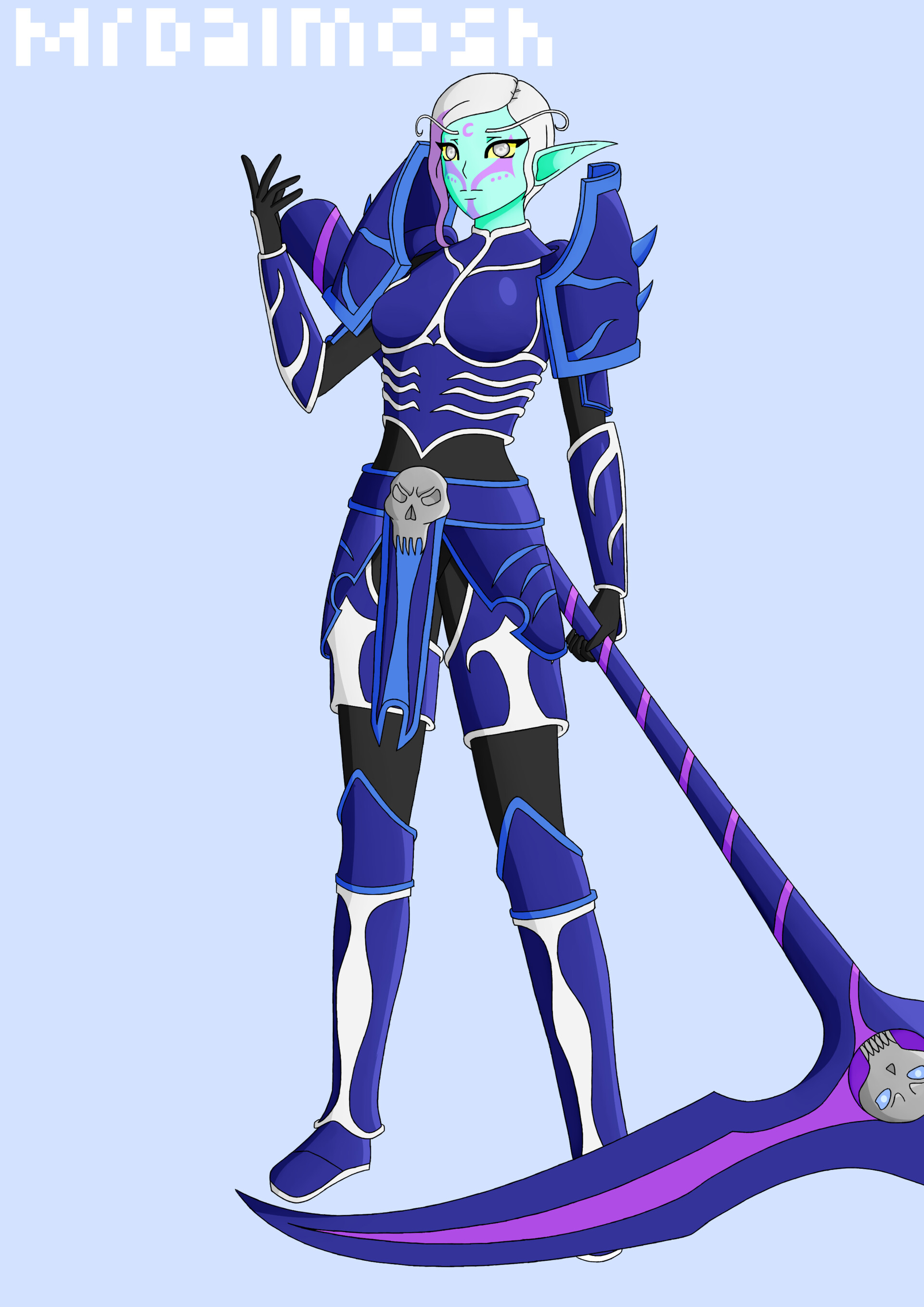 ArtStation - Death knight elf