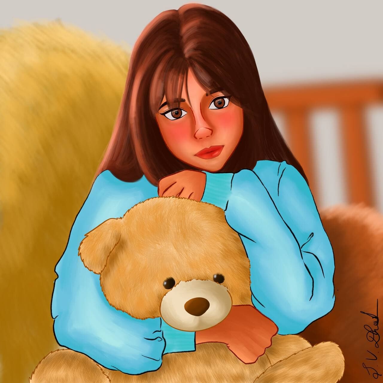 ArtStation - teddy girl