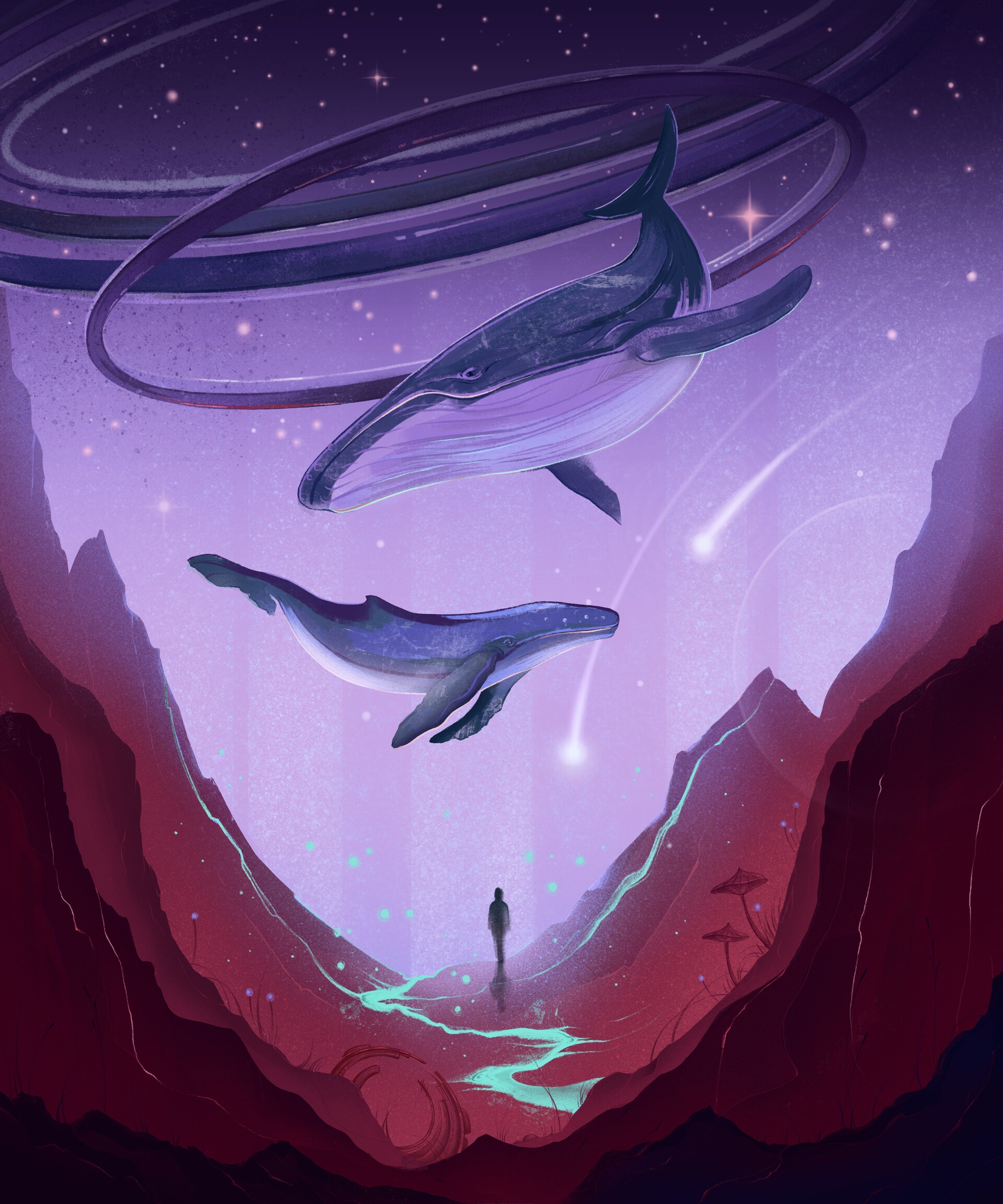 ArtStation - Whale dreams