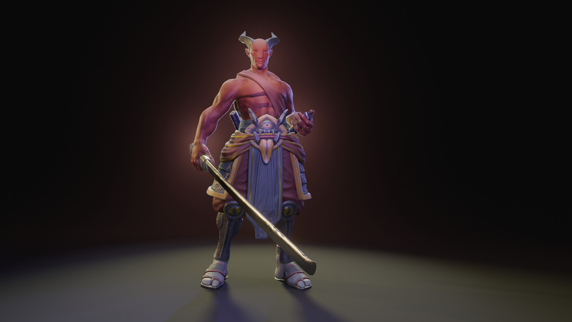 ArtStation - Demon Samurai