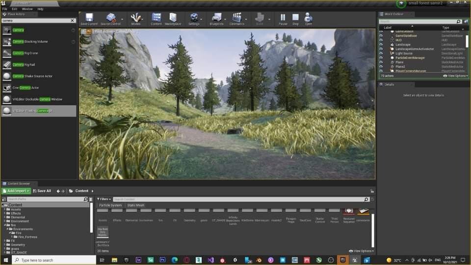 ArtStation - optimization for forest UNREALENGINE4
