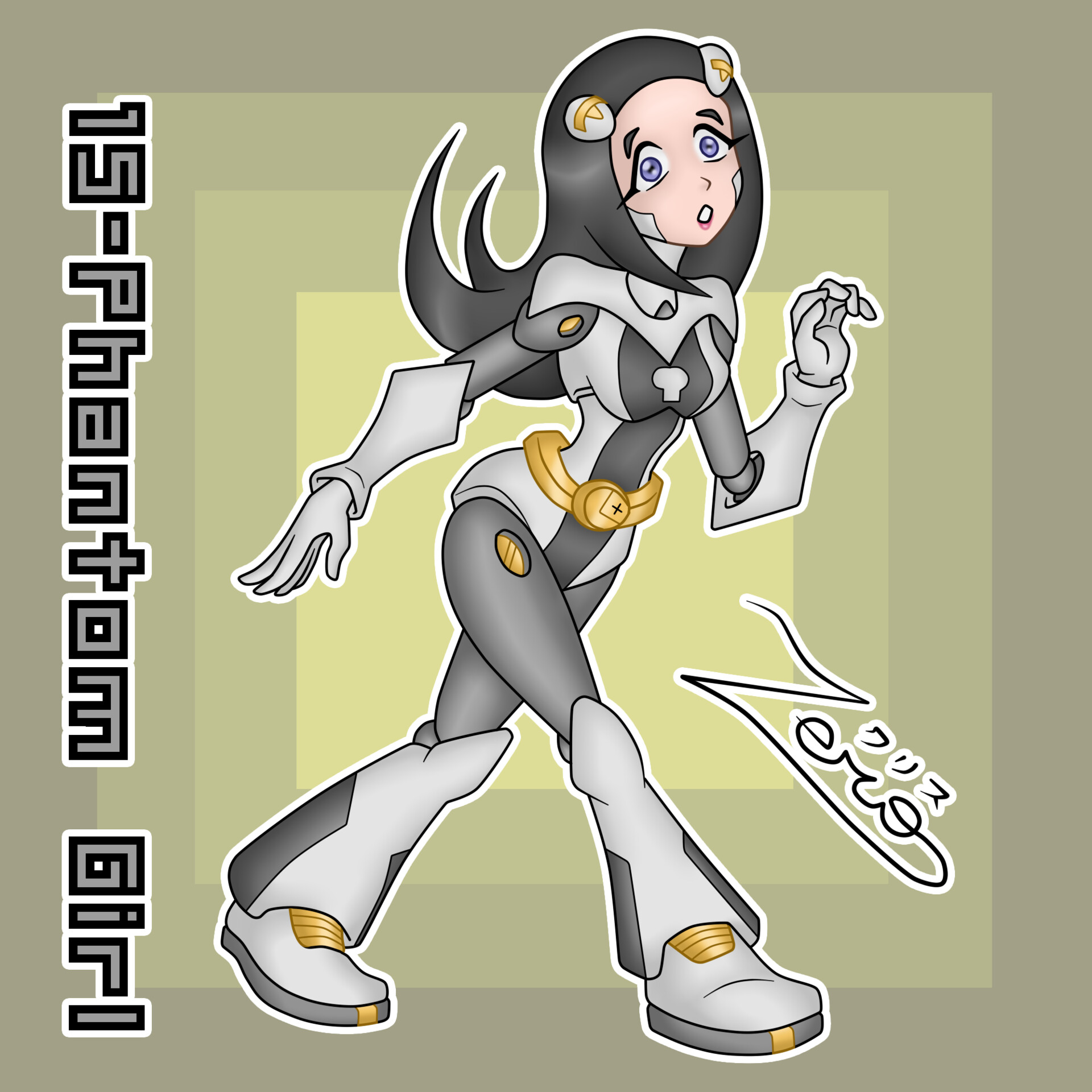 ArtStation - Phantom Girl - Arttrober 2021