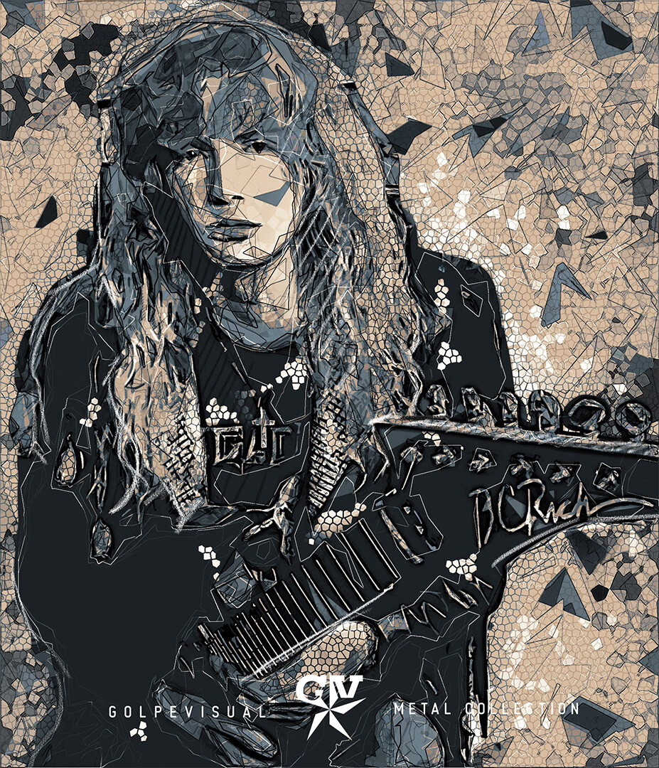 ArtStation - Dave mustaine Megadeth Fan Art Illustration, GOLPEVISUAL ...