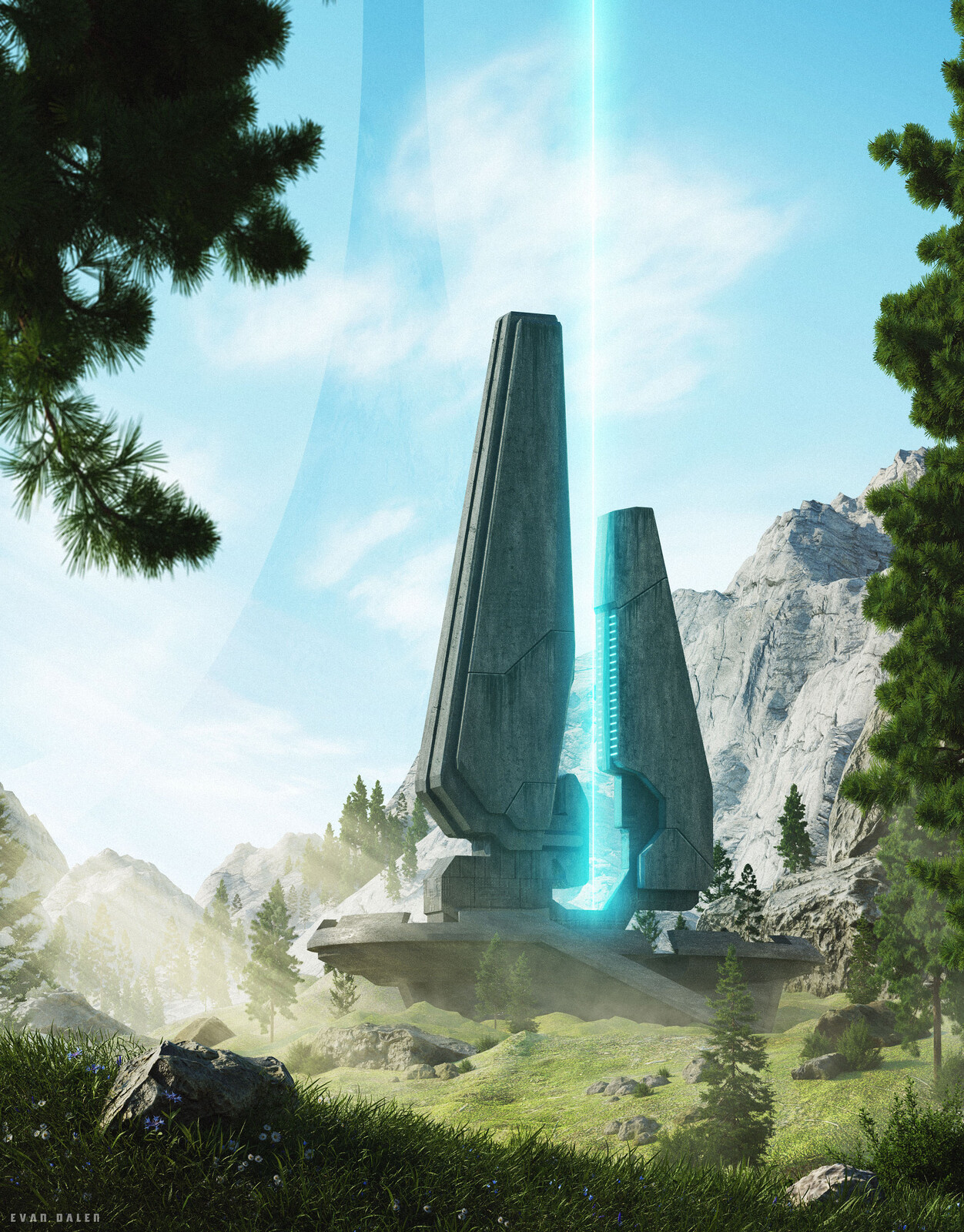 Evan Dalen - Halo Forerunner Structure