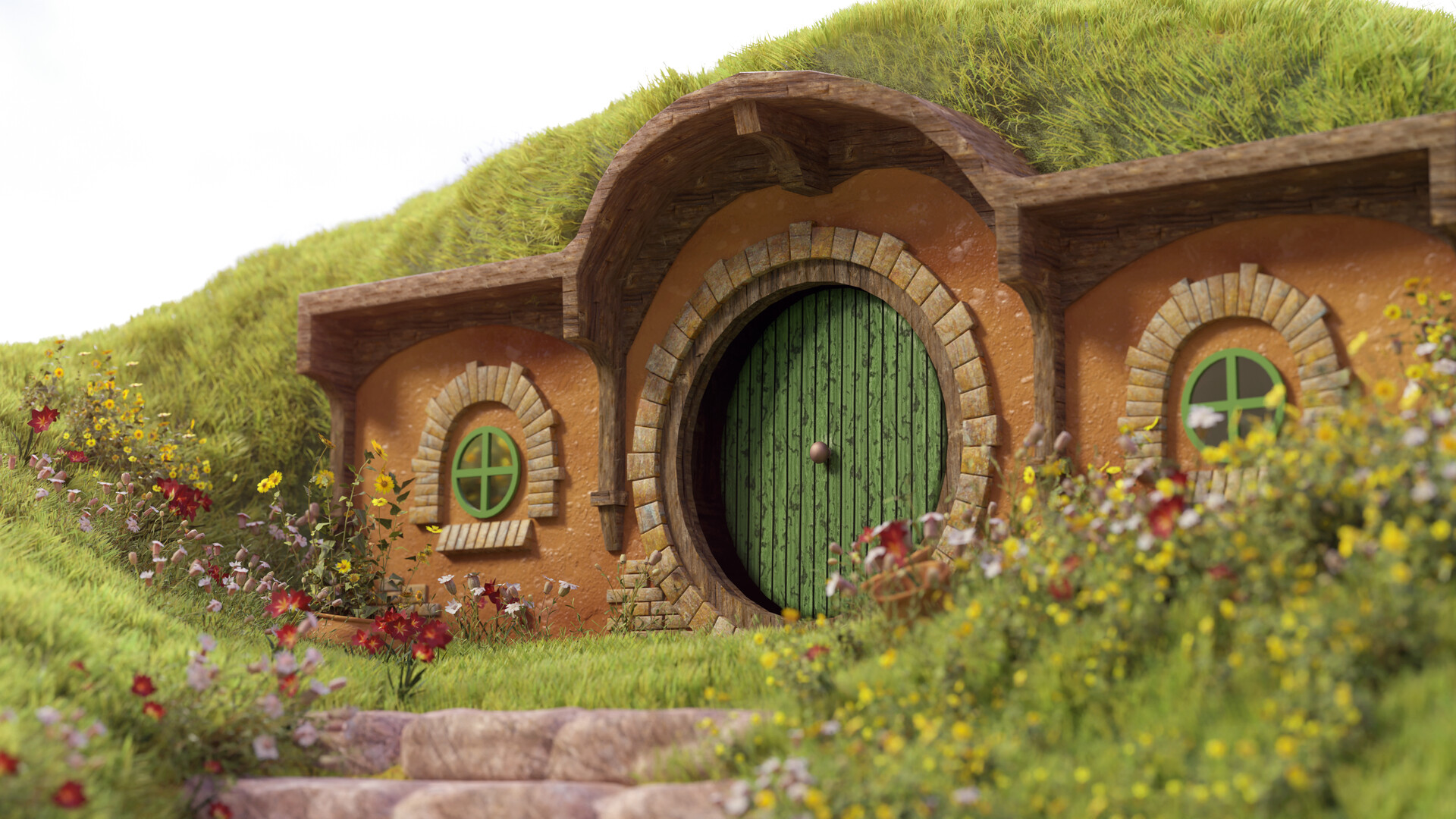 ArtStation - Shire from LOTR