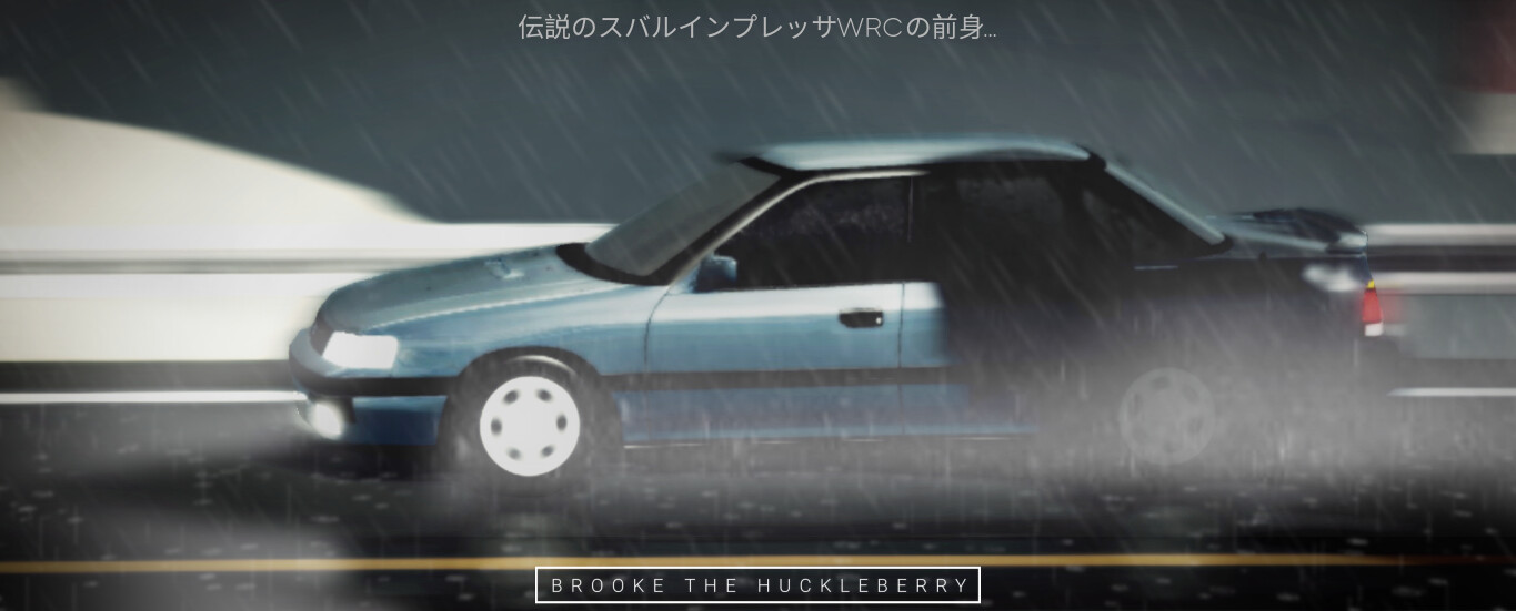 ArtStation - Midnight Racing: Tokyo Photography | Subaru Legacy RS ...