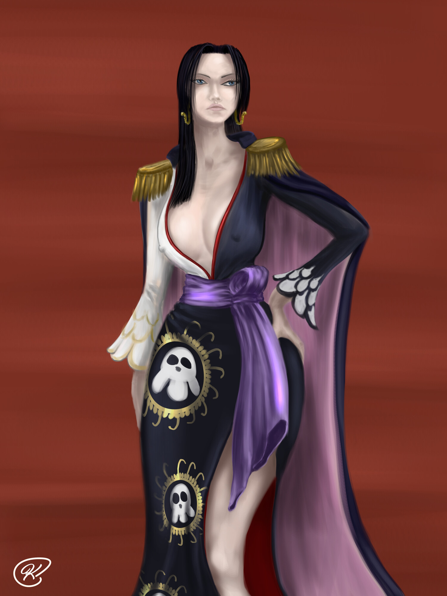 Artstation Boa Hancock One Piece Fan Art