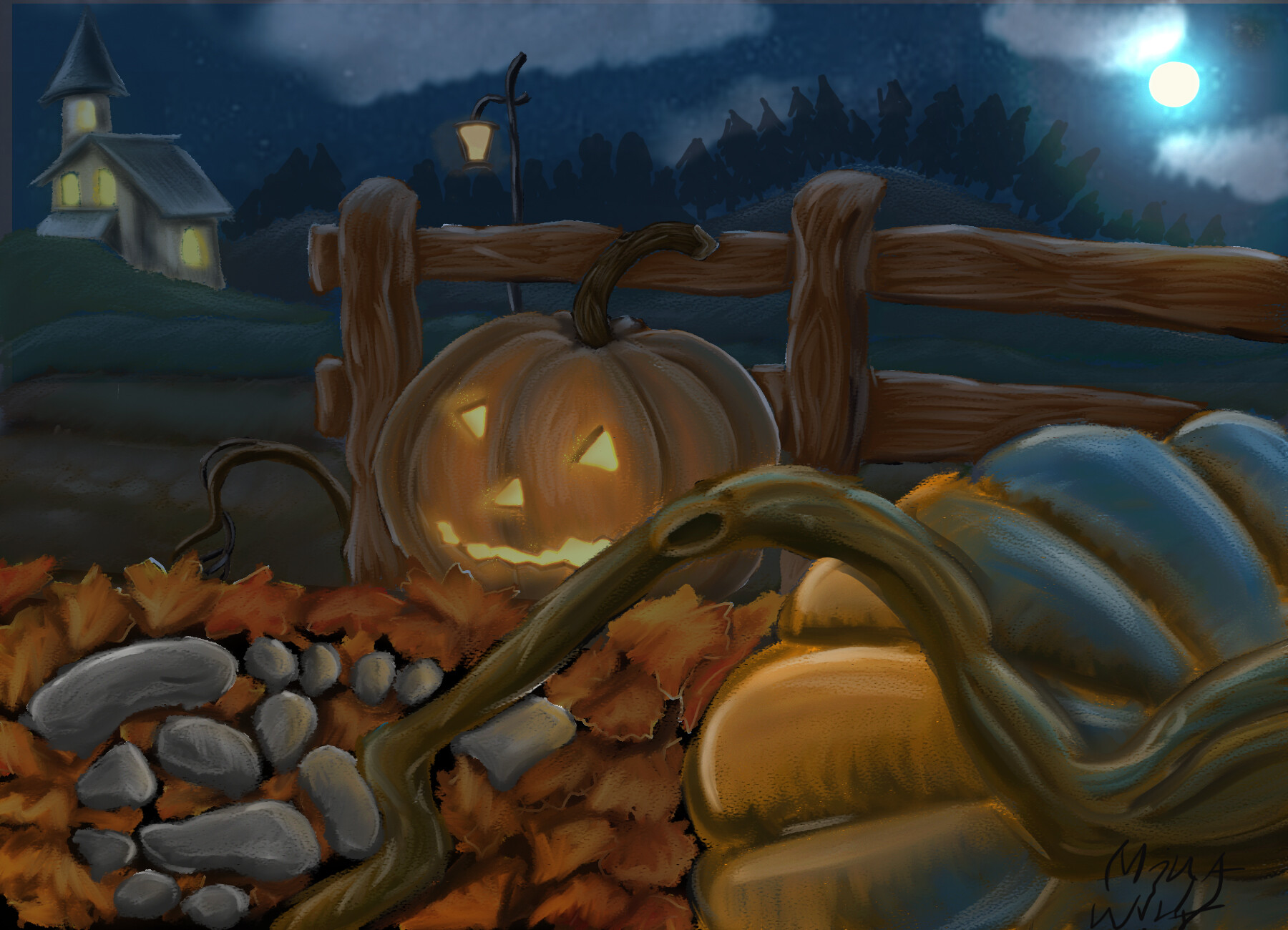 ArtStation - Halloween's night