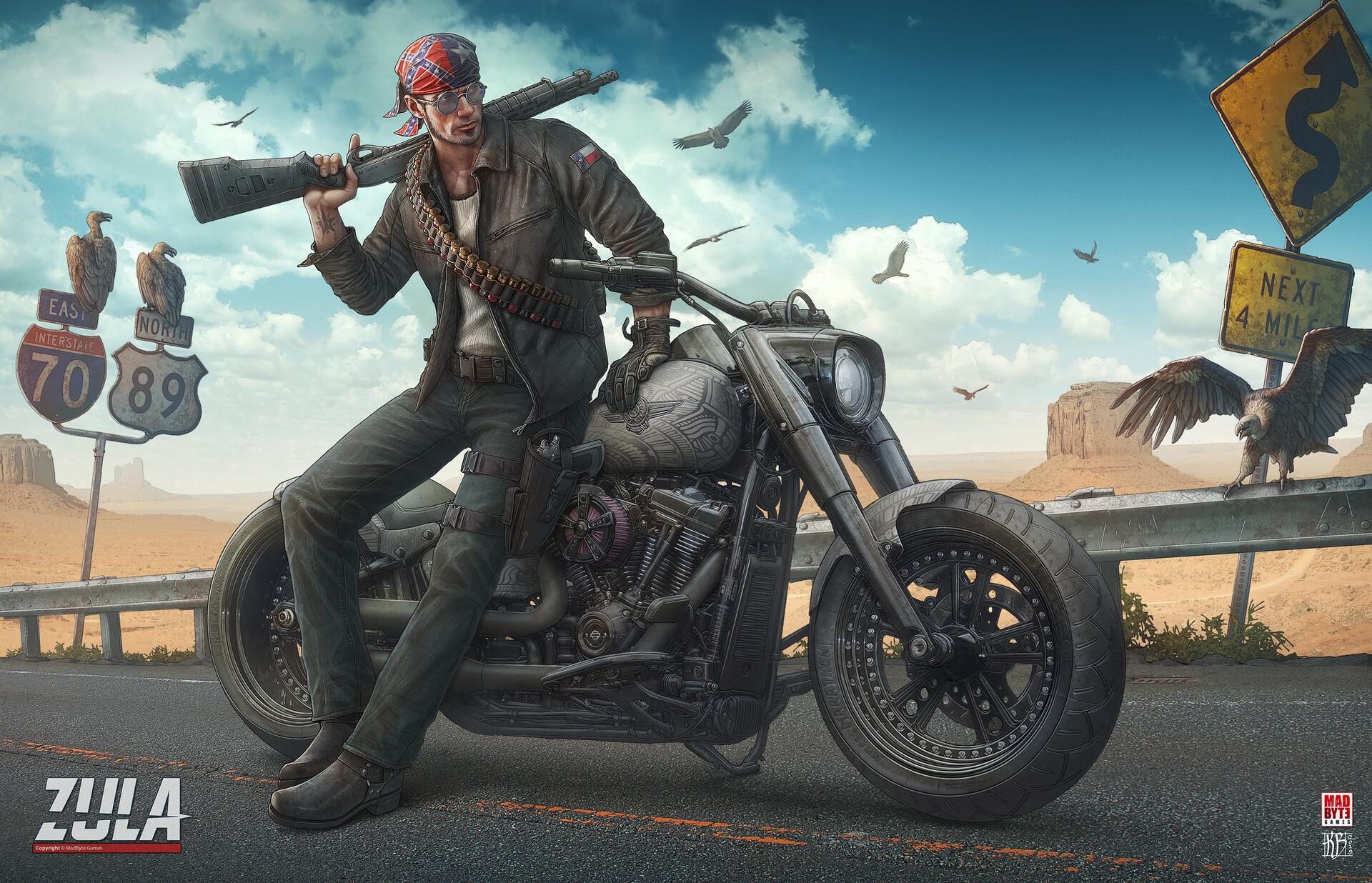 Zula Character Design 01 by Kerem Beyit : r/ImaginaryBikers